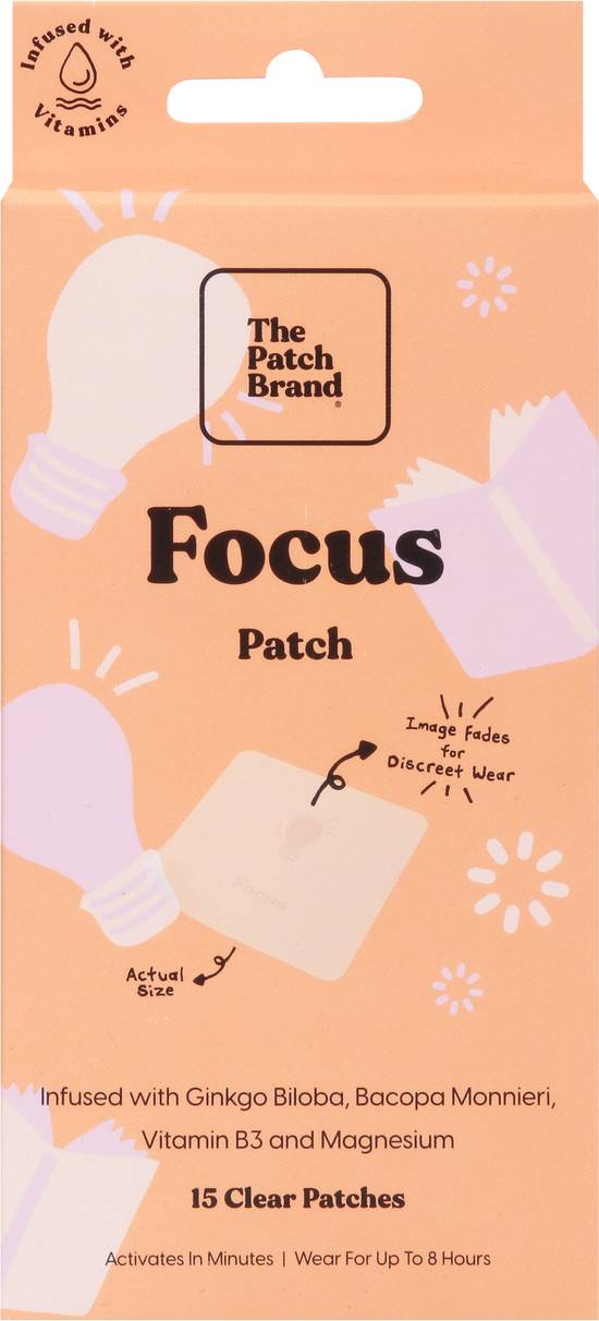 The Patch Brand Focus Clear Patches (15 ct) | Delivery Near You | Uber Eats