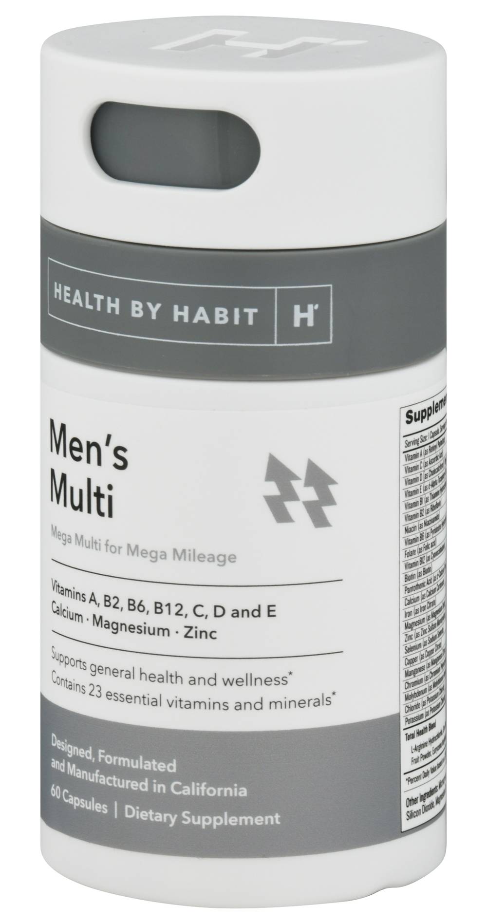 HEALTH BY HABIT Men's Multivitamin Capsules - Delivery in Under an Hour ...