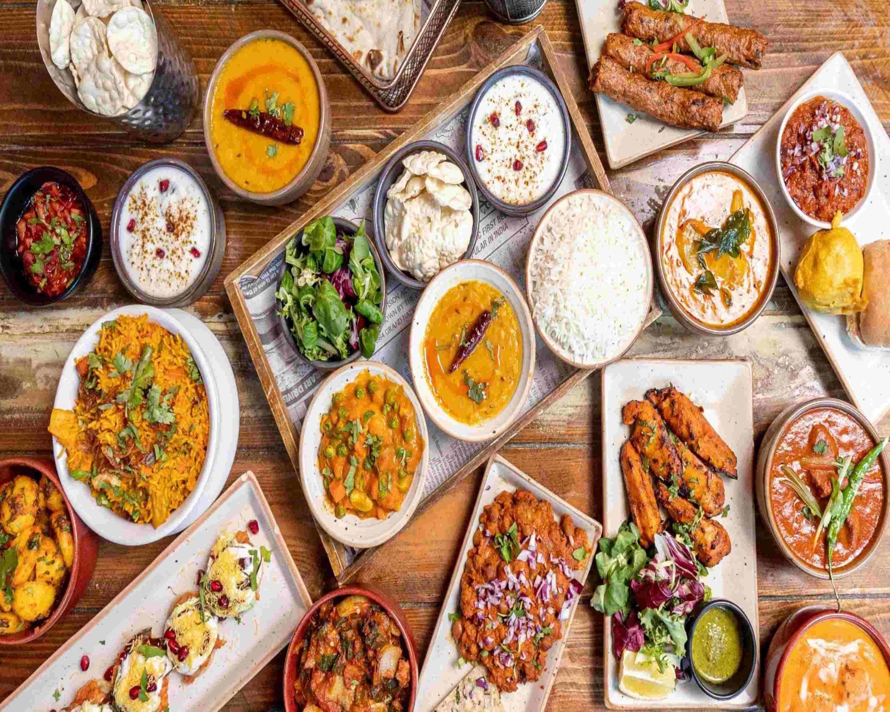 Chai Chaat Thali- Indian Street Food Menu Deals & Prices - London ...