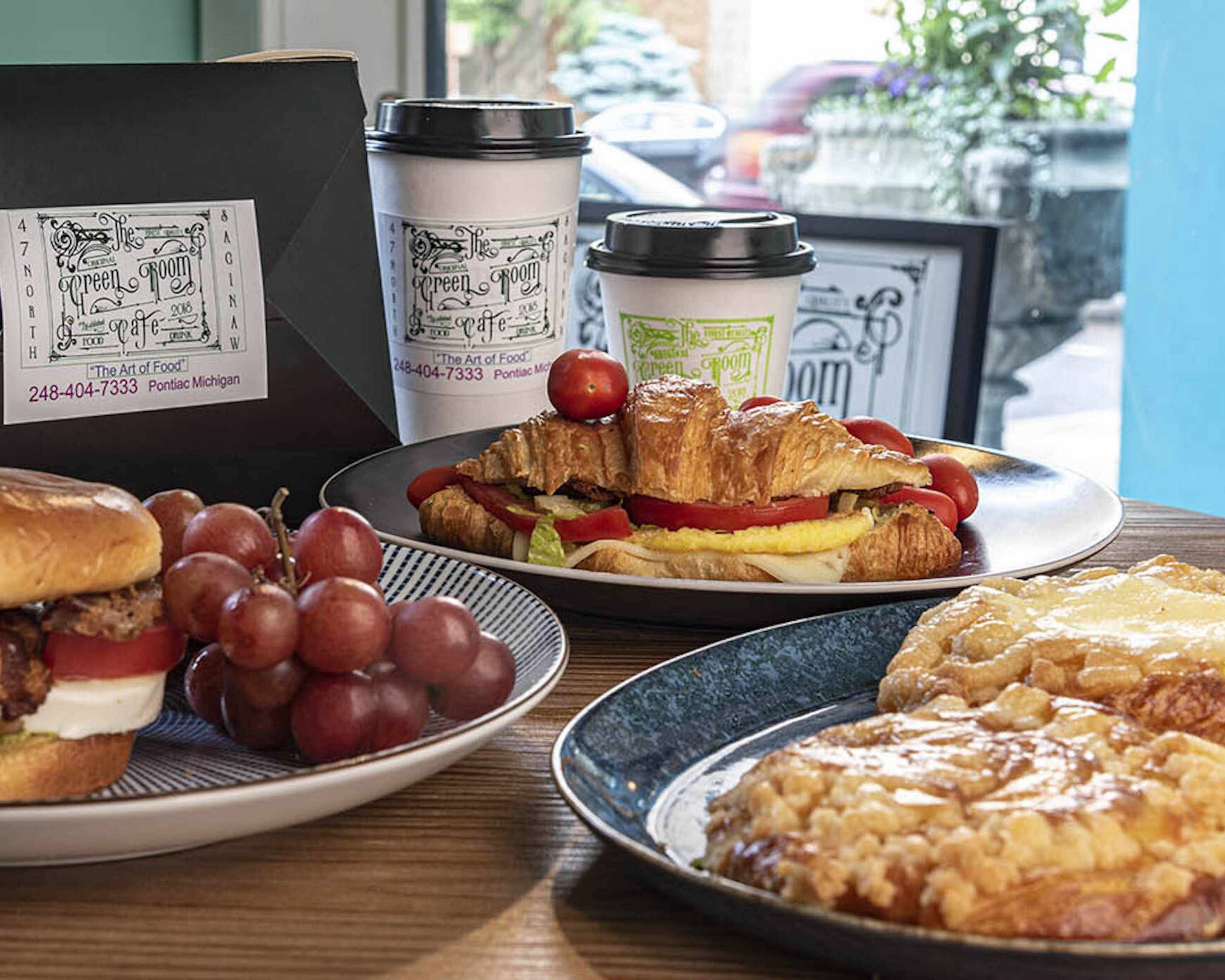 The Green Room Cafe Menu Pontiac • Order The Green Room Cafe Delivery ...