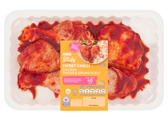 ASDA Chicken Thighs & Drumsticks Delivery Near Me | Order Online | Uber ...