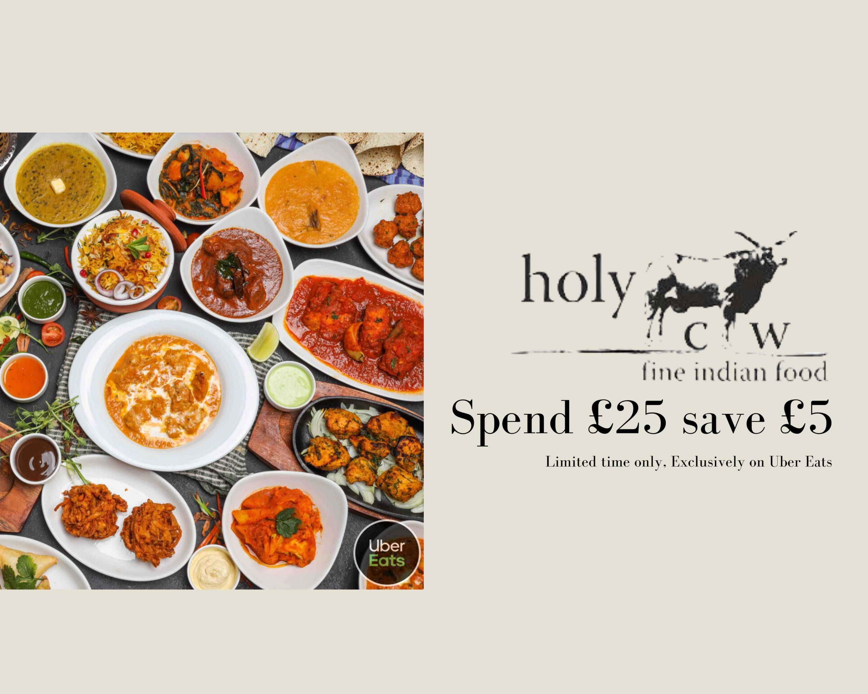 Holy Cow (Canary Wharf) Menu - Takeaway in London | Delivery menu ...