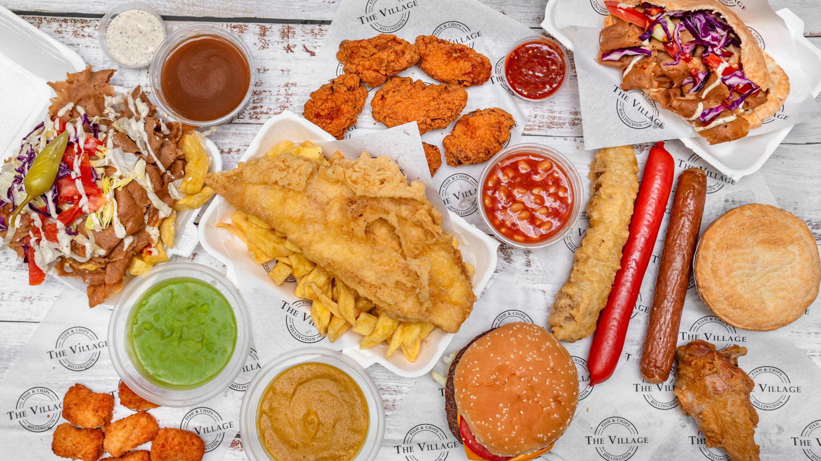 The Village Fish & Chips Uxbridge & Hillingdon Menu & Prices - London ...