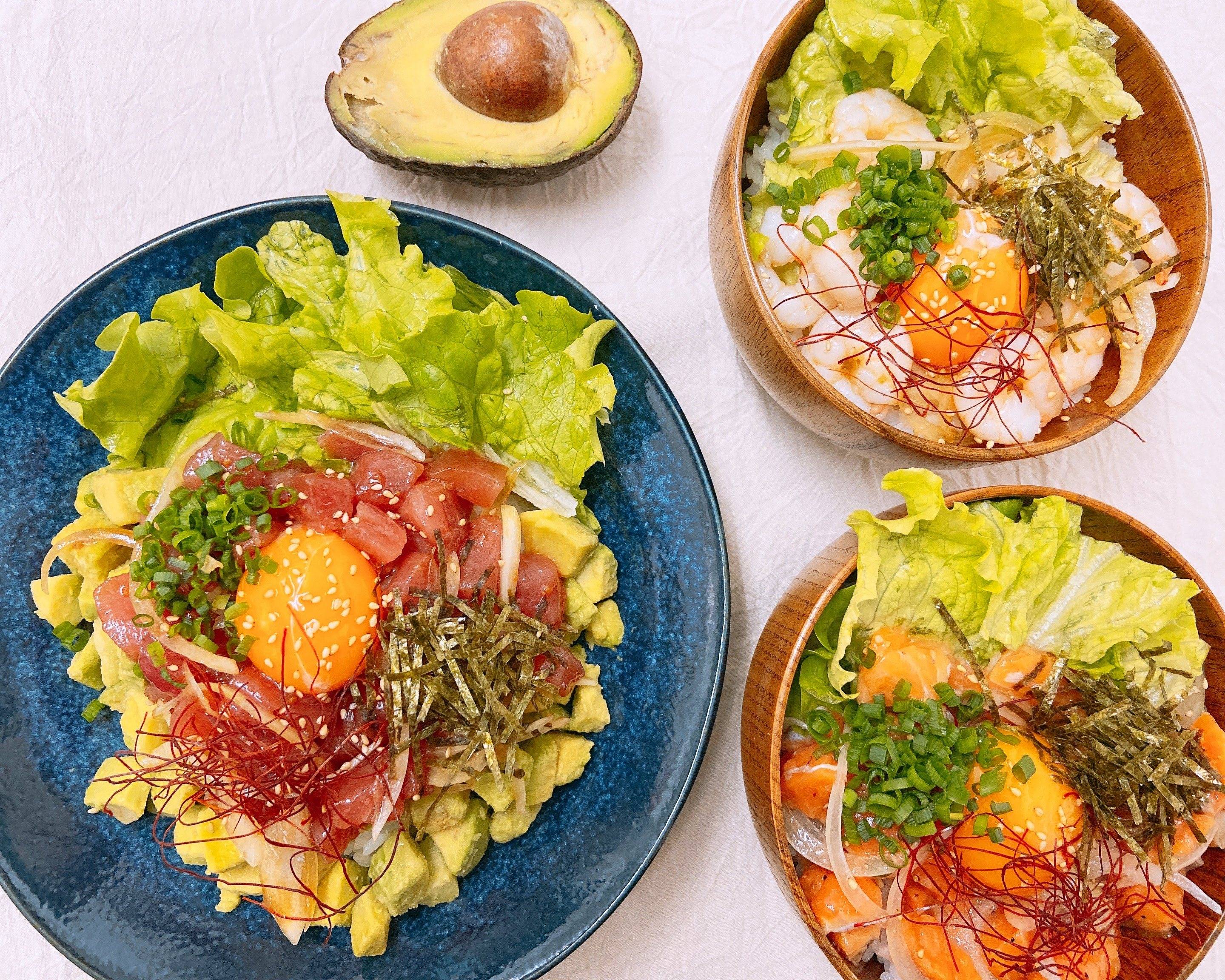 アボカドと海鮮ポキ丼 Hau‘oli avocado&poke rice bowl "Hau‘oli"の出前・宅配・テイクアウトメニュー ...