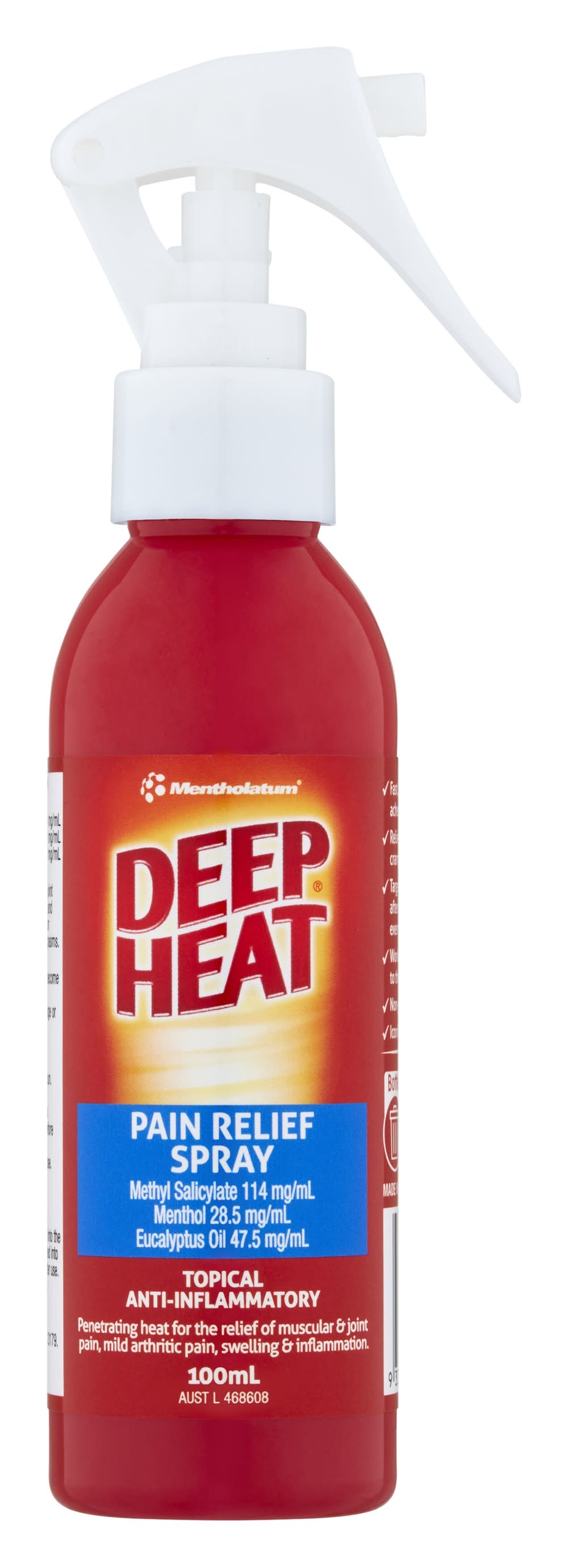 Deep Heat Pain Relief Spray Delivery Near Me | Order Online | Uber Eats