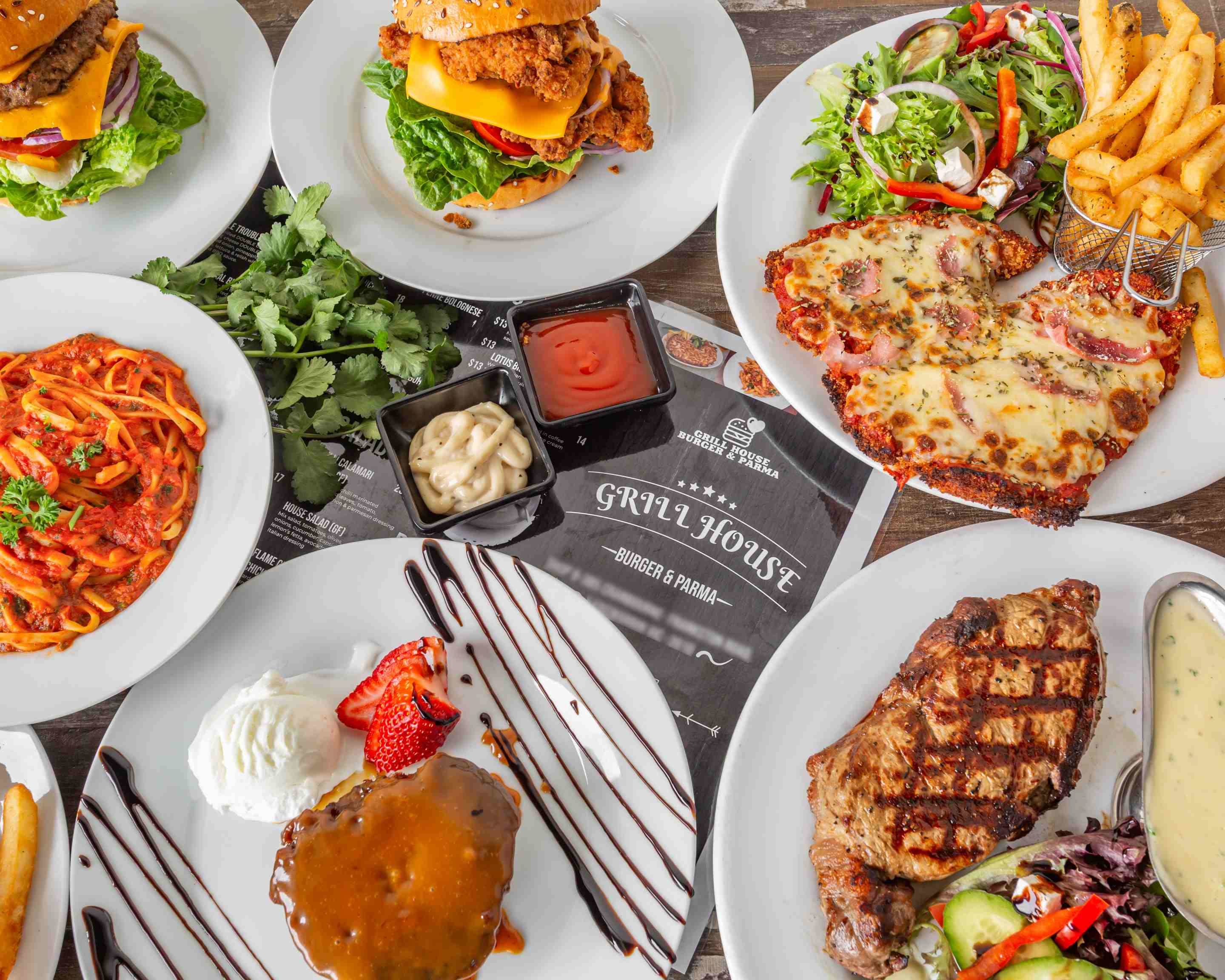 Grill House Burger & Parma Menu Takeout in Melbourne | Delivery Menu ...