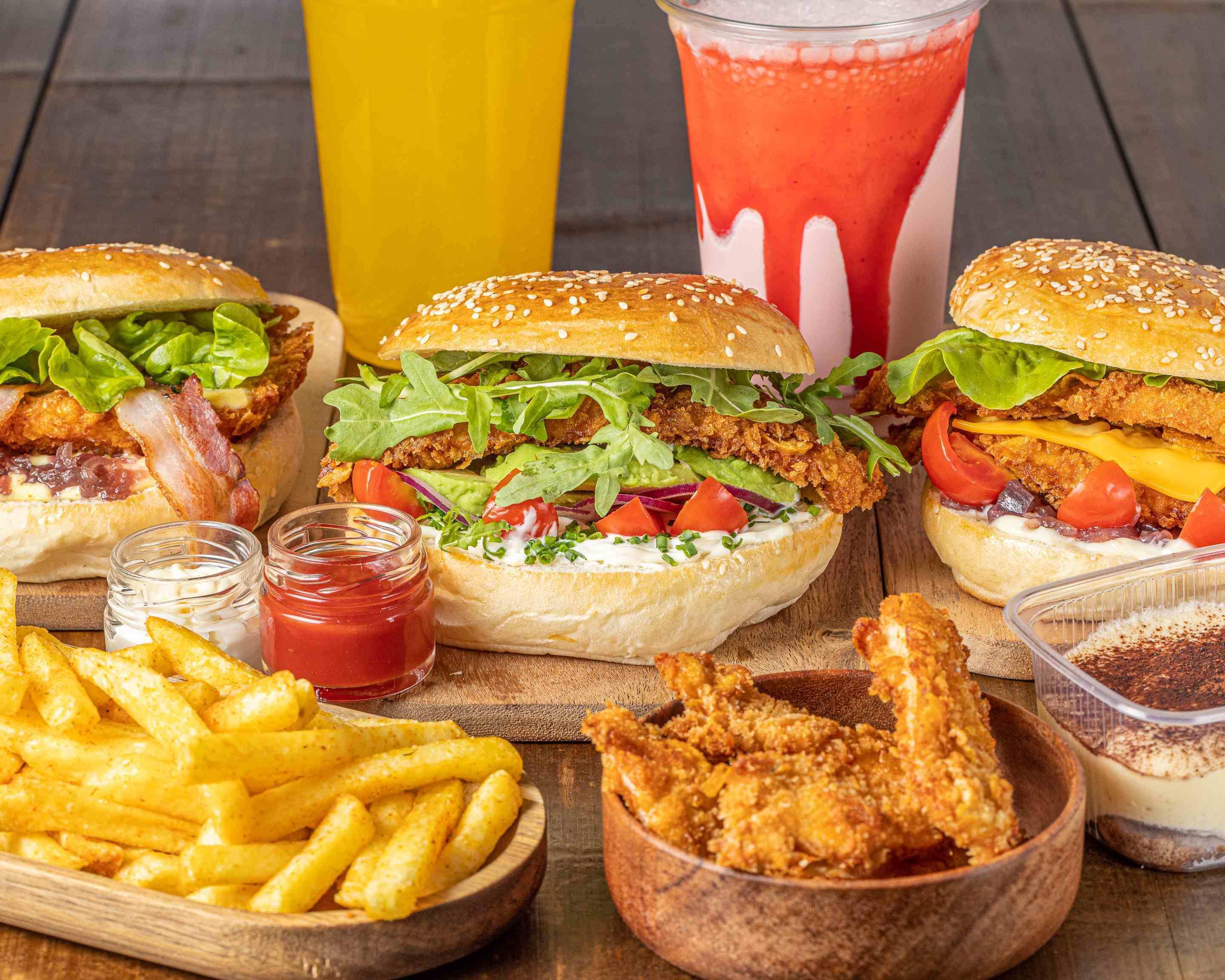 The Crispy Burger menu et prix – Lausanne – Livraison à domicile | Uber ...