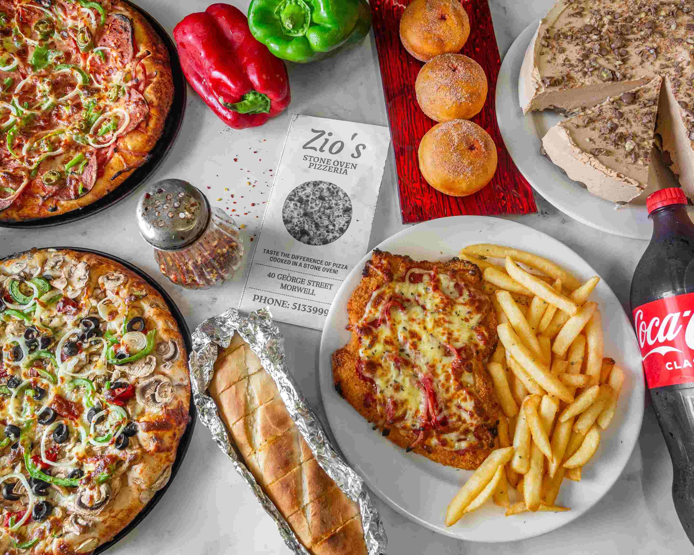 Zio's Stone Oven Pizzeria Menu Takeout in Morwell | Delivery Menu ...