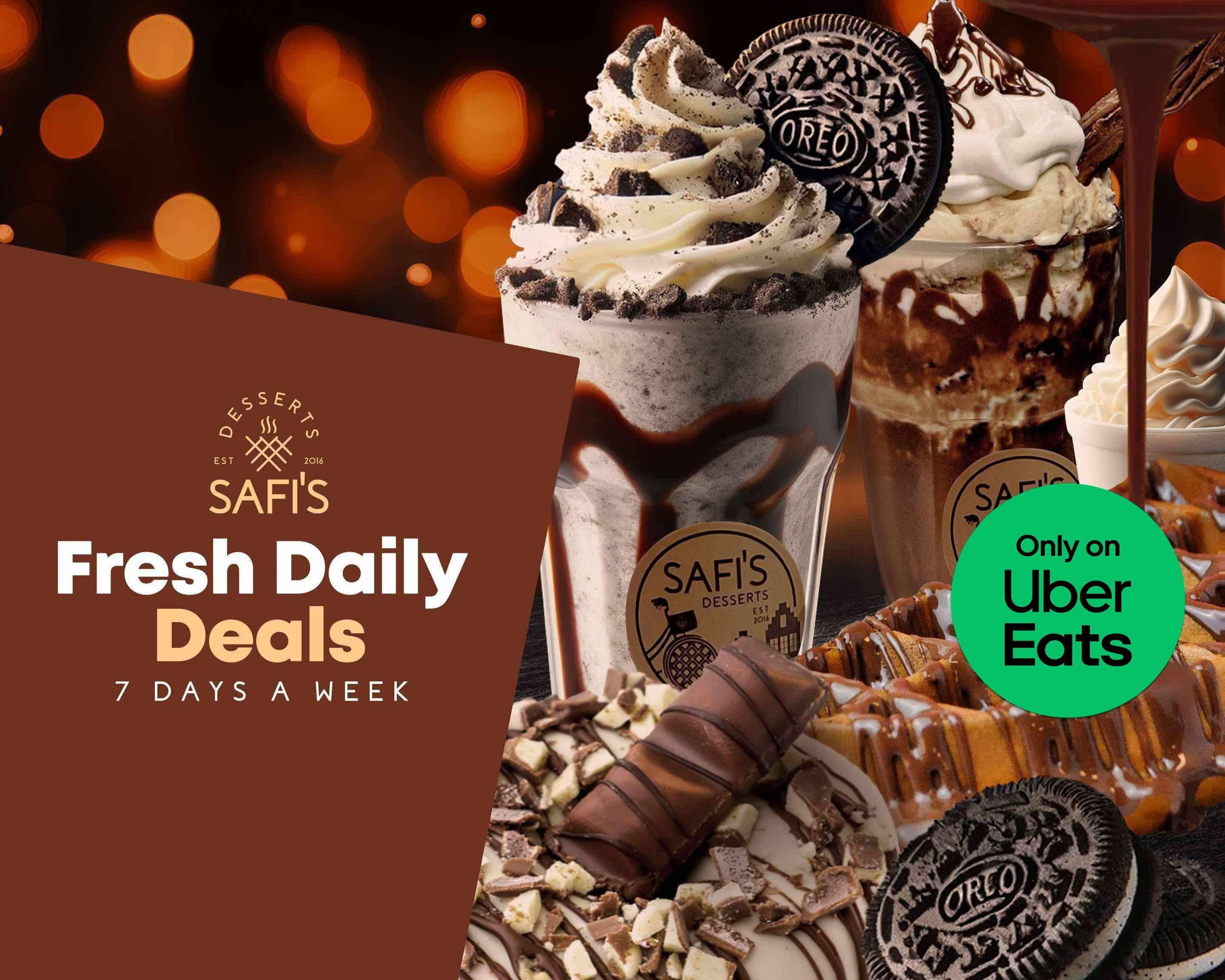 Safi's Desserts St. Helens Menu - Takeaway in St Helens | Delivery menu ...