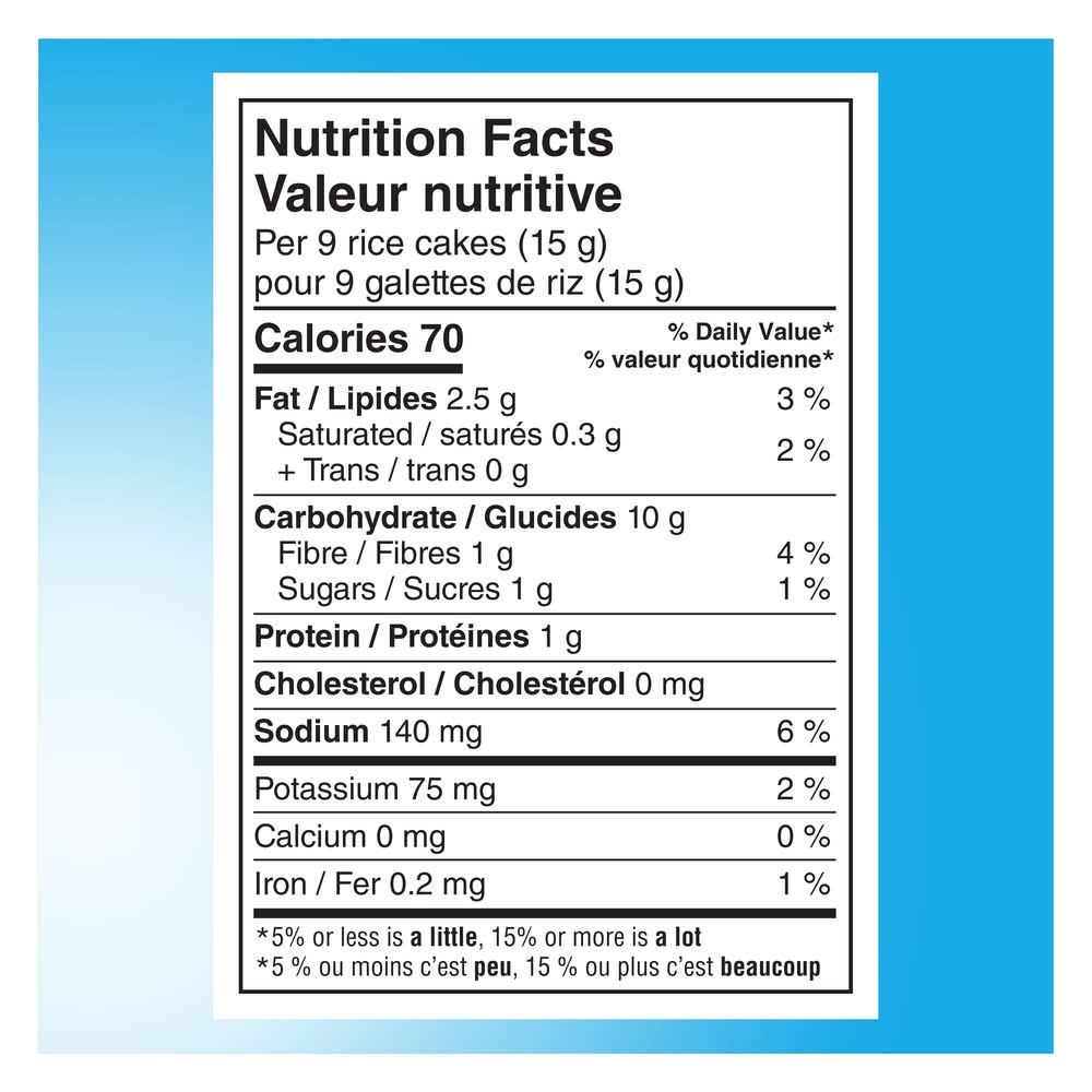 Crispy Minis Galettes de riz brun sans gluten - gluten free brown rice ...