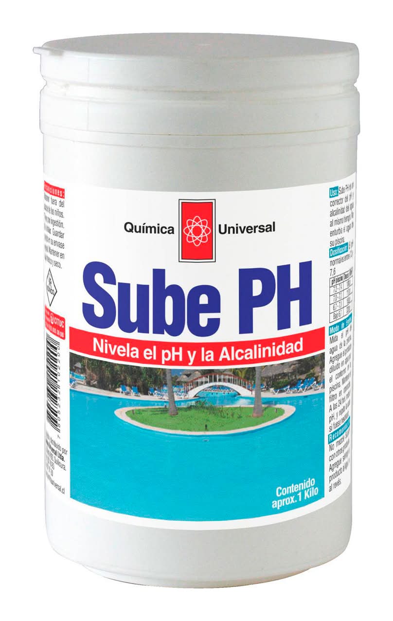 Química Universal Regulador sube ph en polvo para piscinas de entrega ...