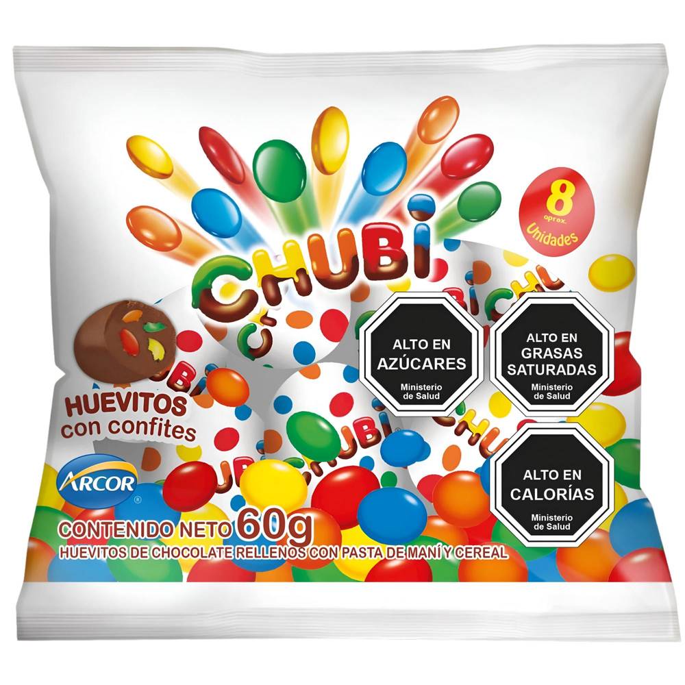 Delivery de Chubi Huevitos de chocolate rellenos con pasta de maní y ...
