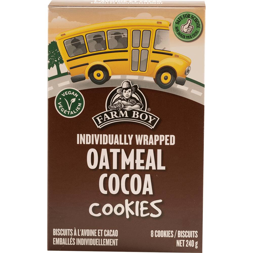 Farm Boy Oatmeal Cocoa Individually Wrapped Cookies Delivery Near Me ...