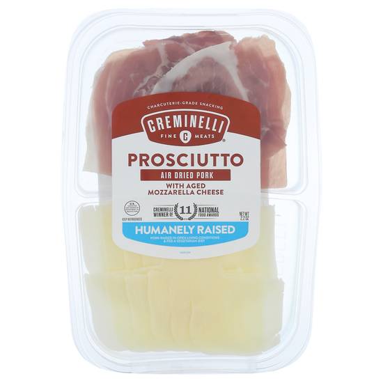 Creminelli Fine Meats Air Dried Pork With Aged Mozzarella Cheese ...