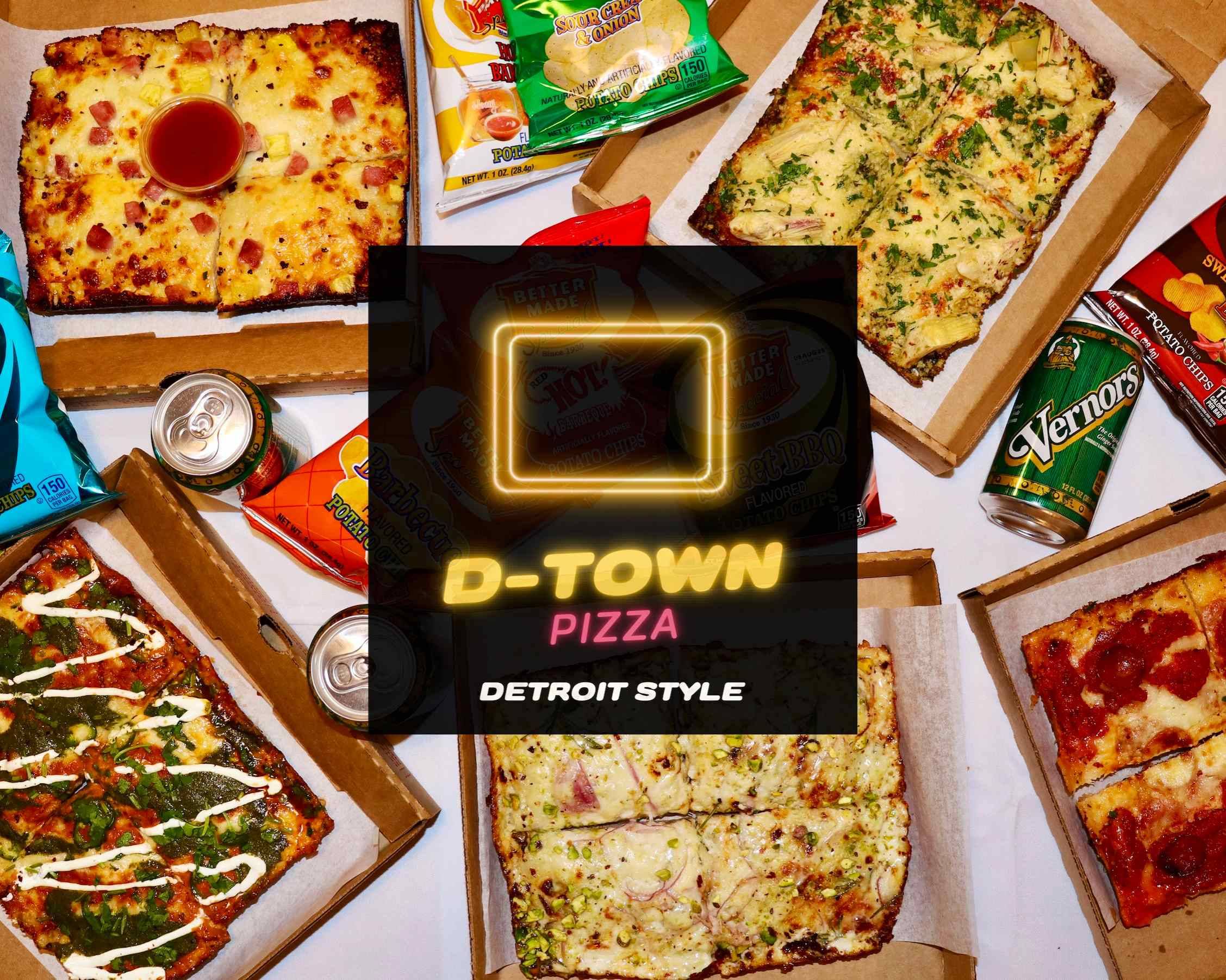 Order D-Town Detroit-Style Pizza Co Menu Delivery【Menu & Prices ...