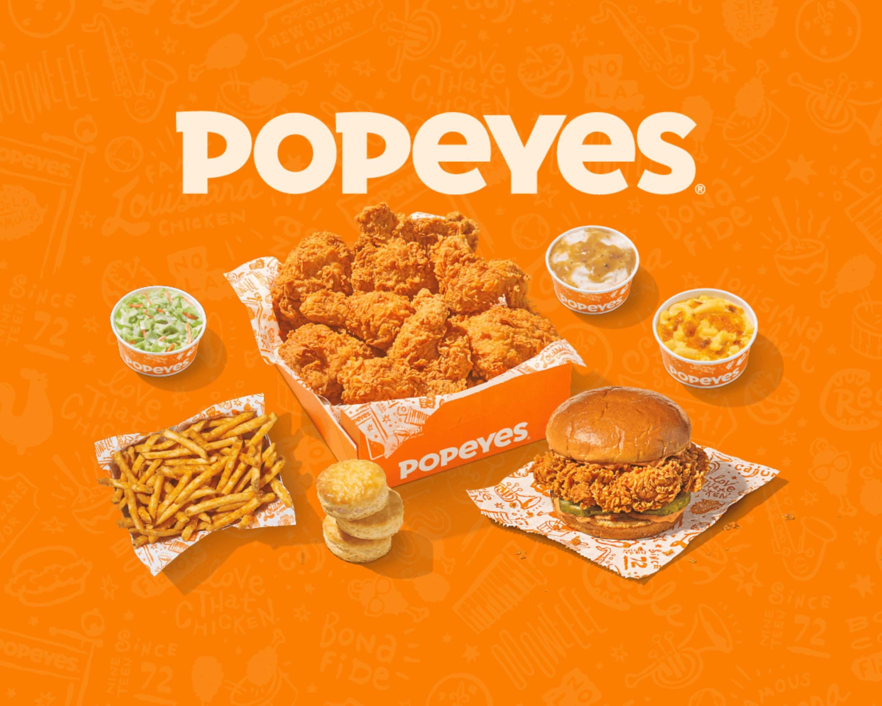 Popeyes San Francisco a domicilio en Mercedes | Menú y precios | Uber Eats