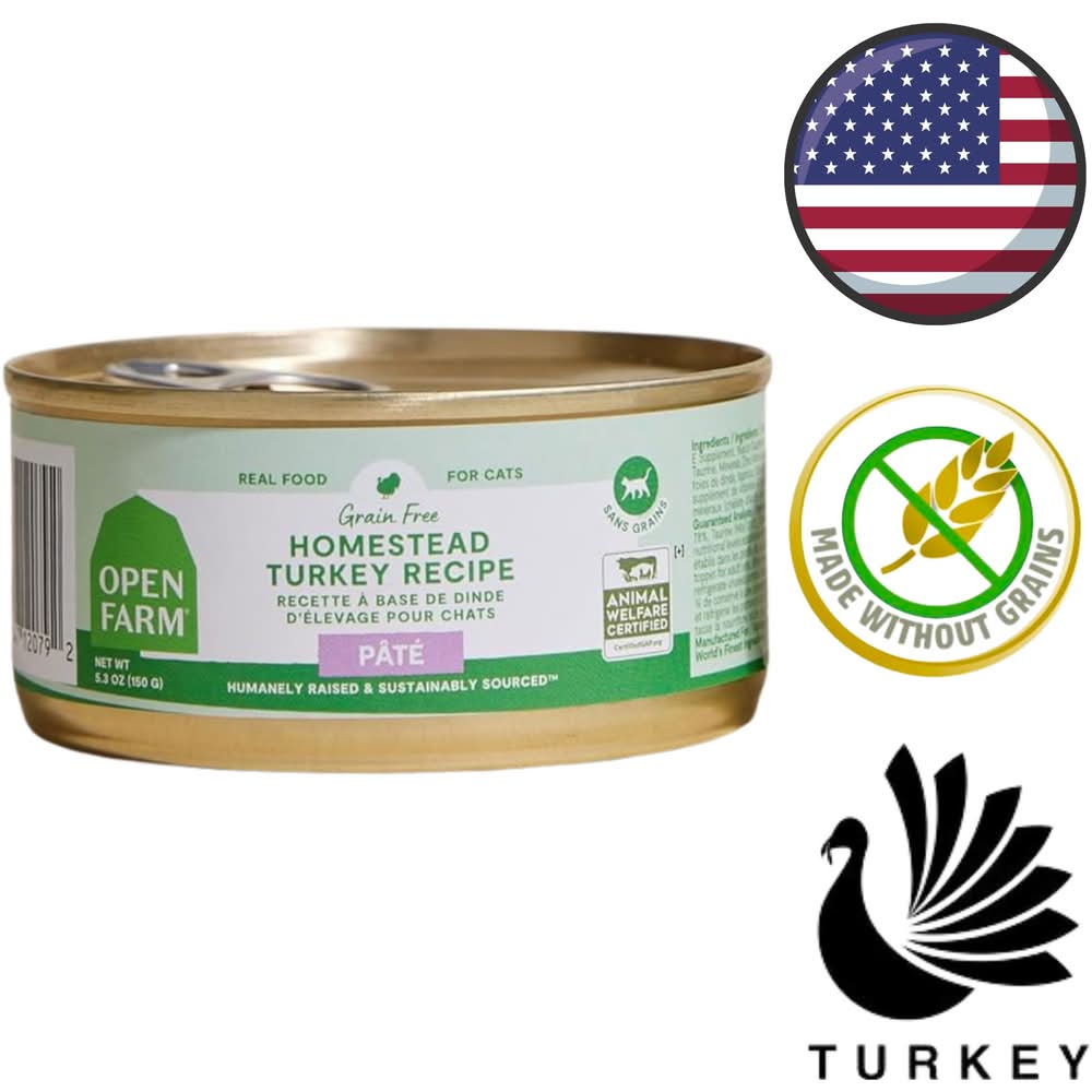 Open Farm Grain Free Homestead Pate Canned Cat Food Delivery Near Me ...