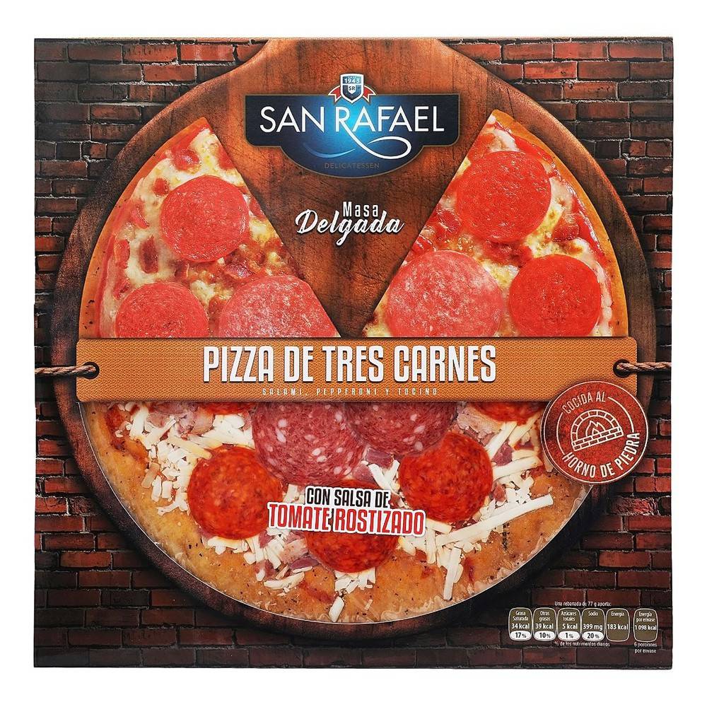 San Rafael Pizza de 3 carnes Delivery Near Me Order Online Uber Eats