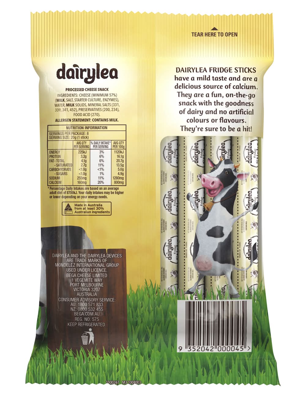 Bega Fridge Cheese Sticks Delivery Near Me | Order Online | Uber Eats