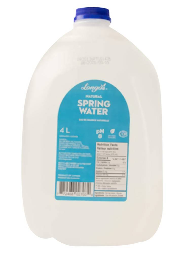 Longo's Natural Spring Water Delivery | Uber Eats