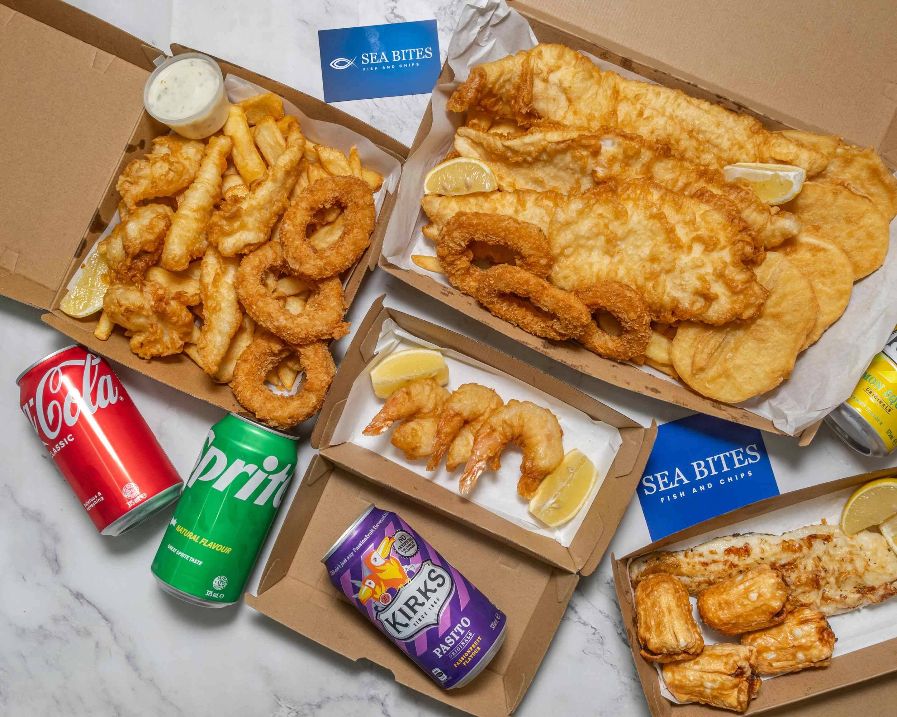 Order Sea Bites Fish And Chips (Chadstone) | Menu & Prices | Melbourne ...