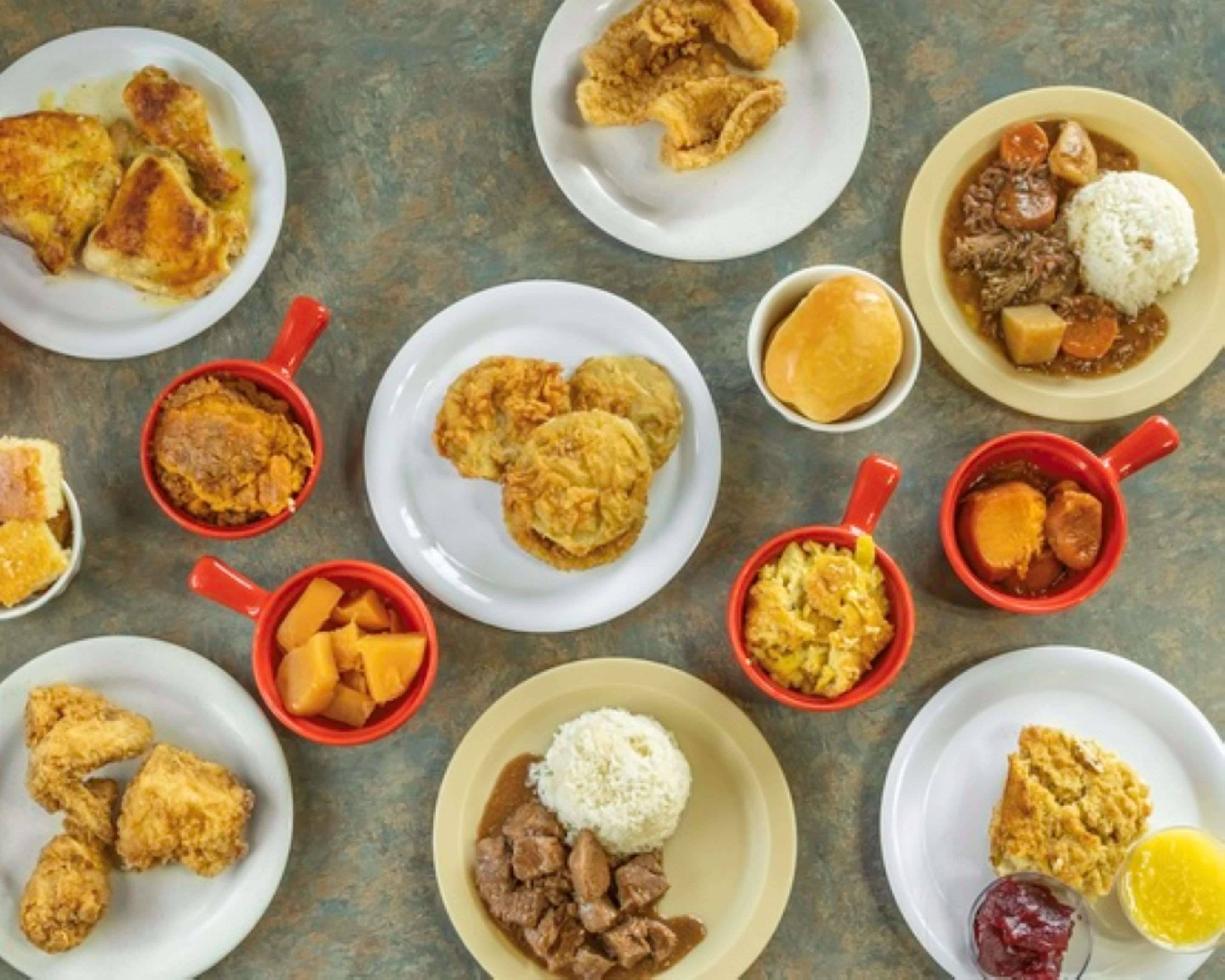 Order fried tomato buffet Menu Delivery in Montgomery | fried tomato ...