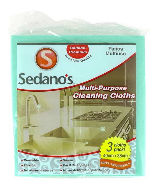 Sedano's Multi-Purpose Cleaning Cloth (3 ct) | Delivery Near You | Uber ...