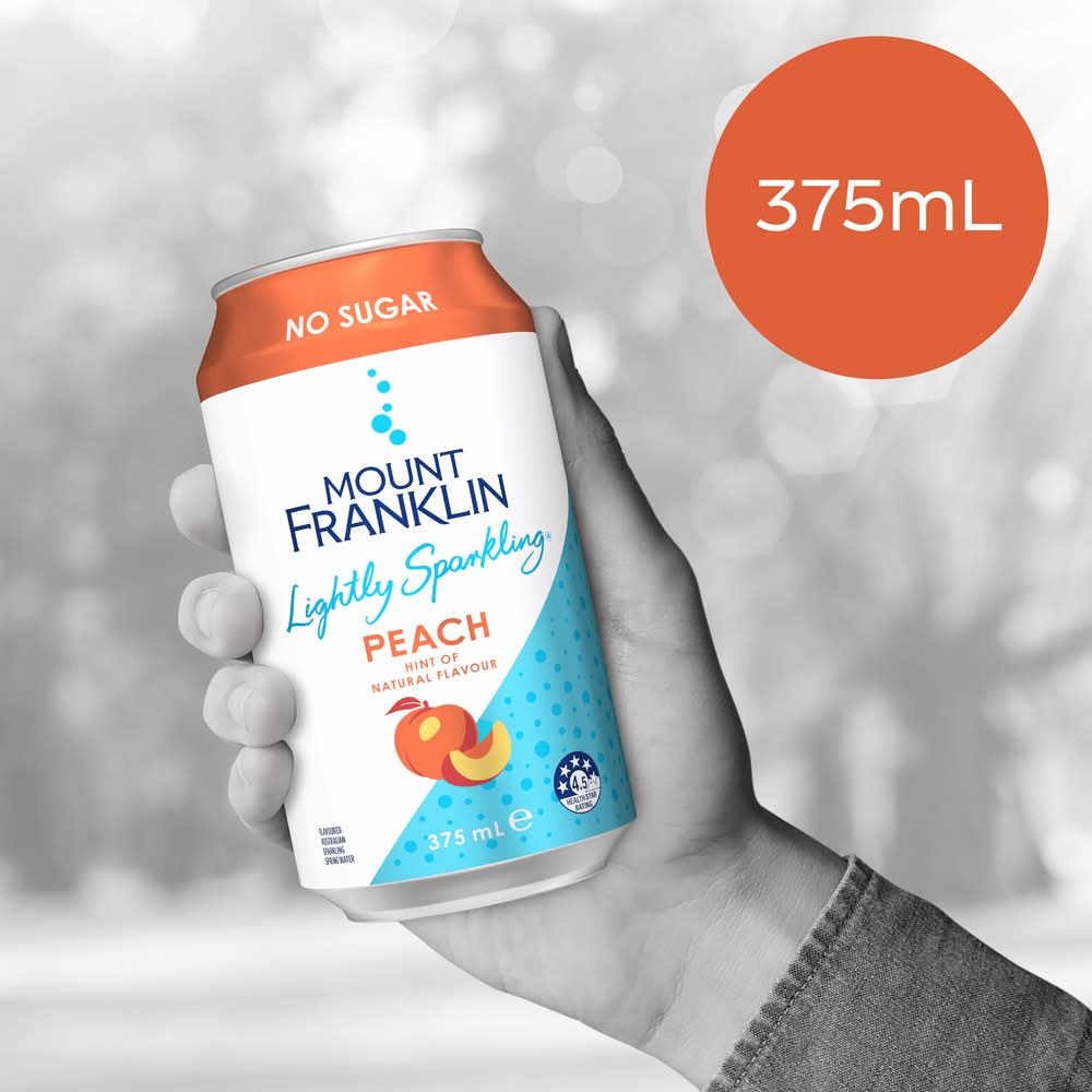 Mount Franklin Lightly Sparkling Water Delivery Near Me | Order Online ...