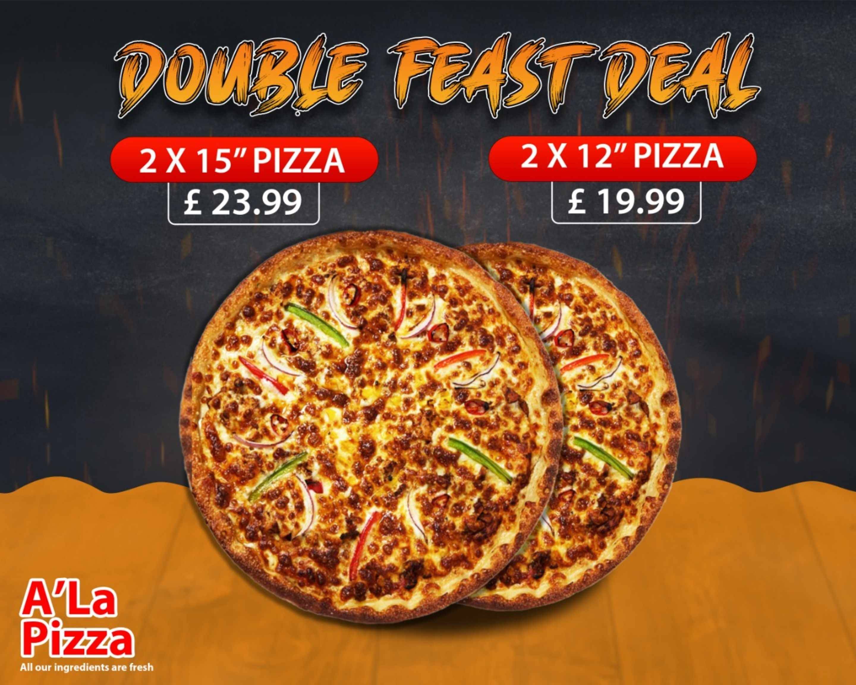 A'la Pizza Menu - Takeaway in London | Delivery menu & prices | Uber Eats