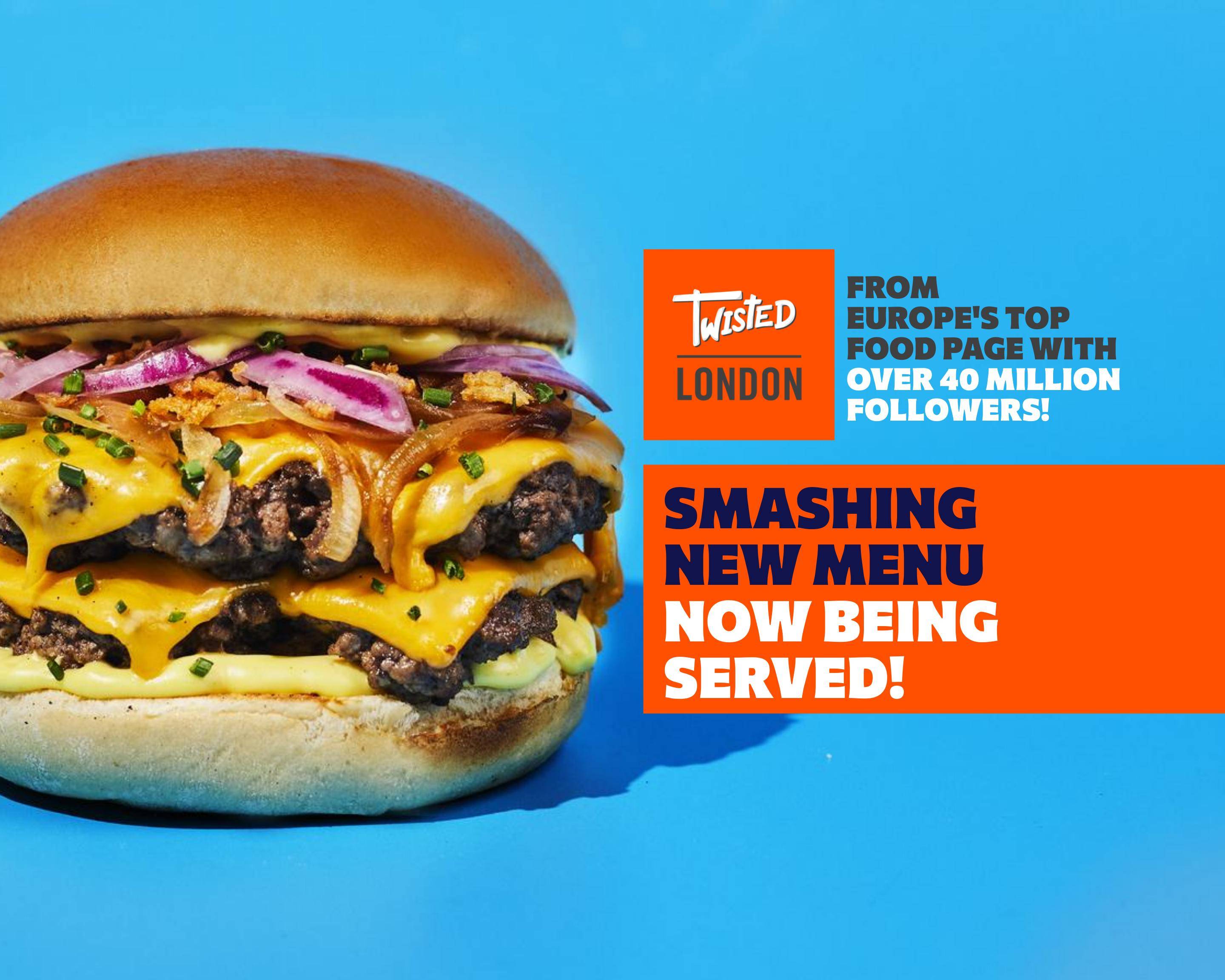 Twisted Smash Burgers (Colchester) Menu & Prices - Colchester Delivery ...