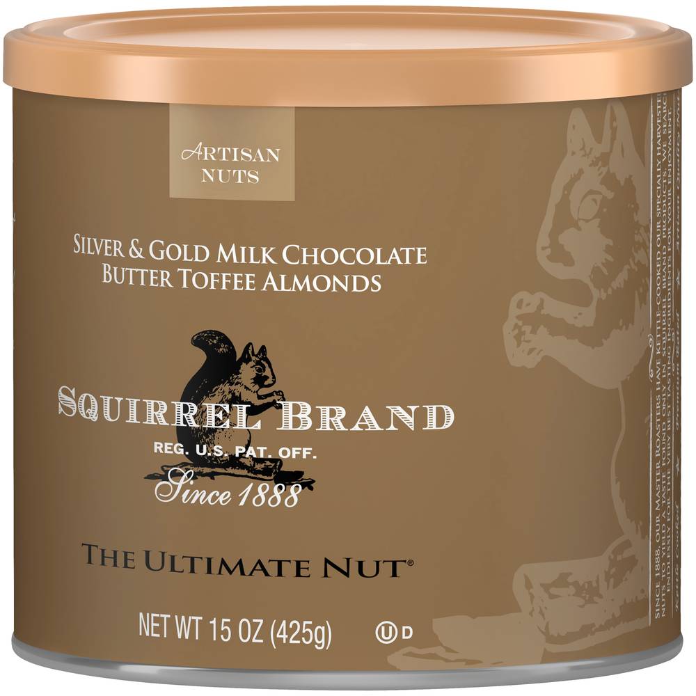 Squirrel Brand The Ultimate Nut Silver and Gold Milk Chocolate Butter ...