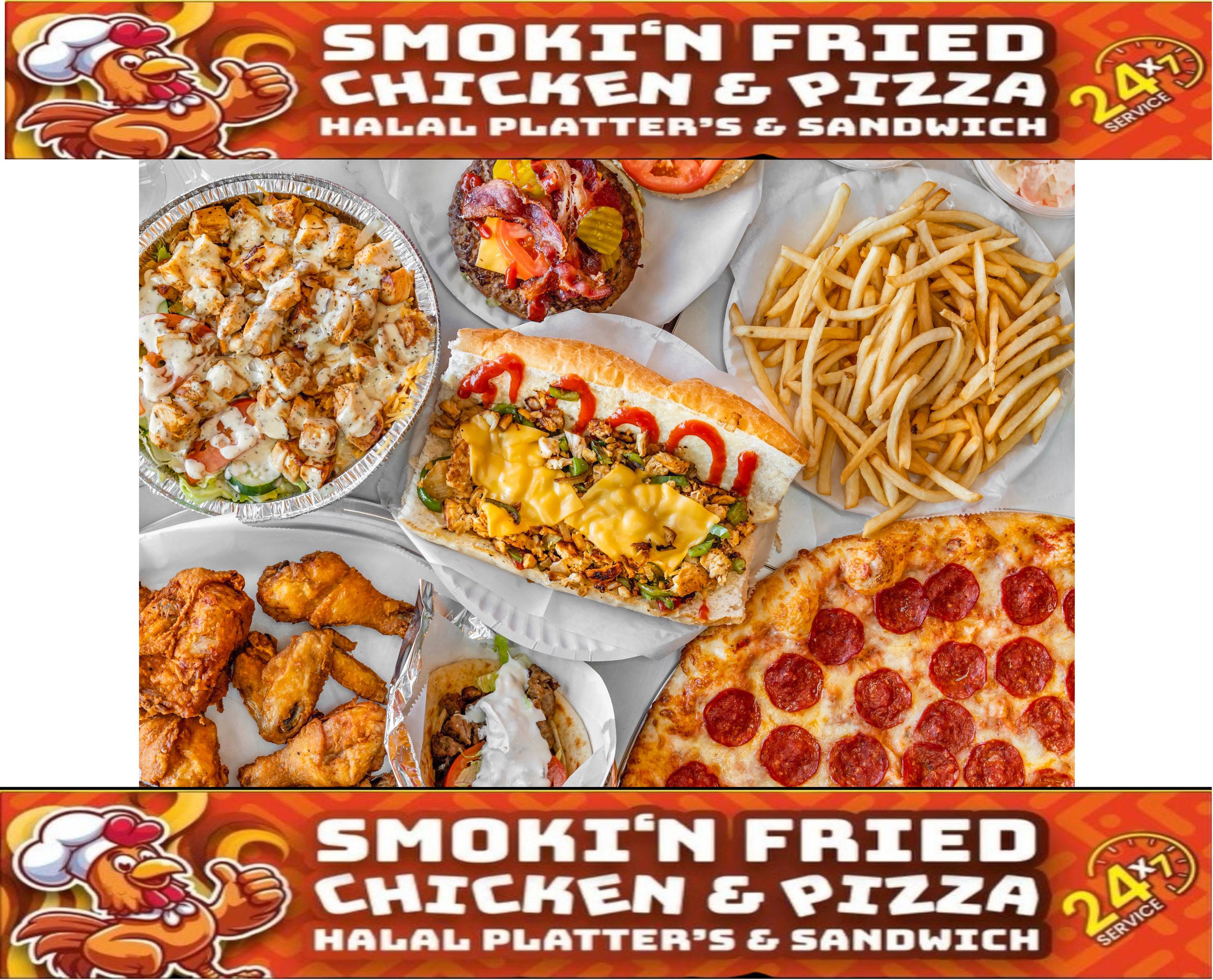 Smokin Chicken & Pizza Menu South Plainfield • Order Smokin Chicken ...