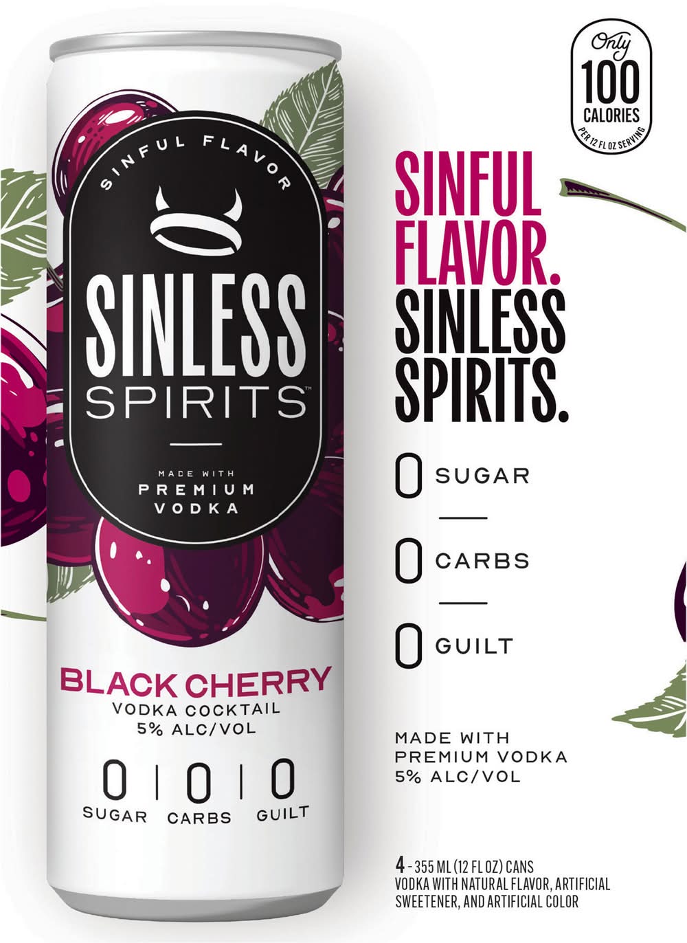 Sinless Spirits Premium Vodka Cocktail Delivery Near Me | Order Online ...