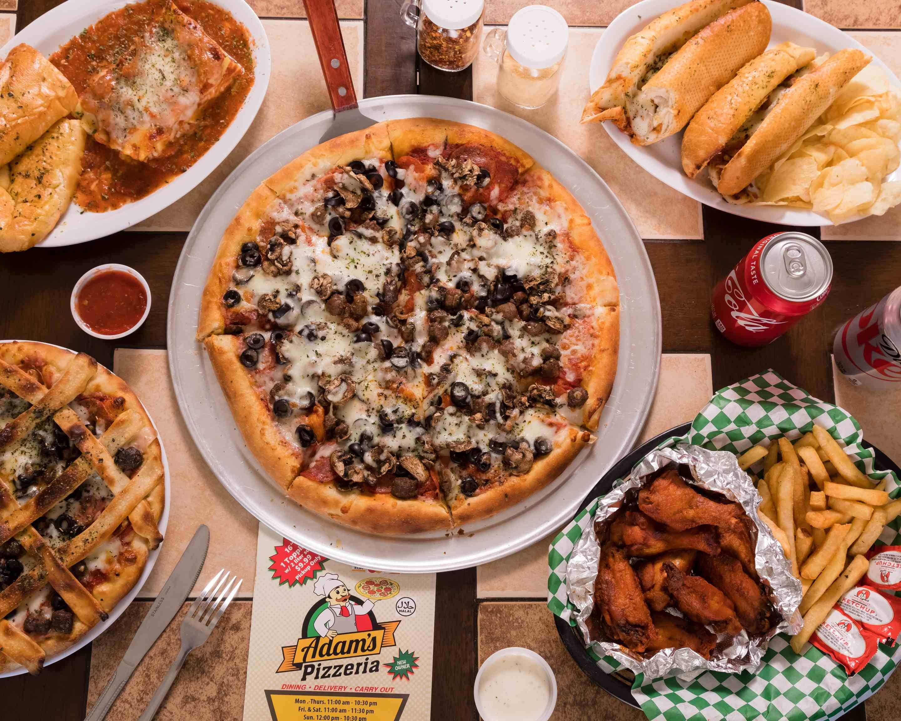 Order Adam's Pizzeria Menu Delivery【Menu & Prices】| San Antonio | Uber Eats