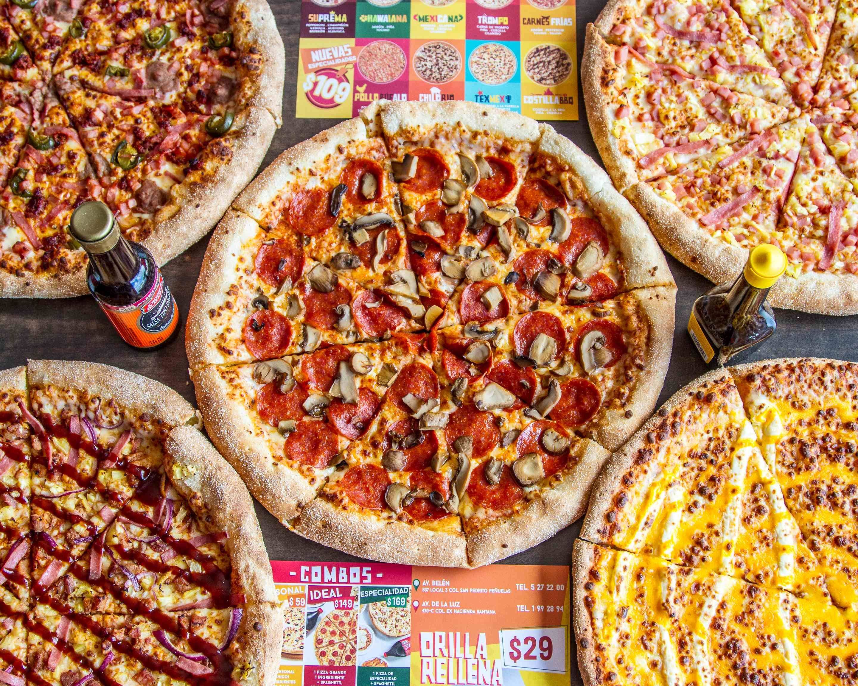 pizza industry ex Hacienda Santana Menú a Domicilio en Santiago de ...