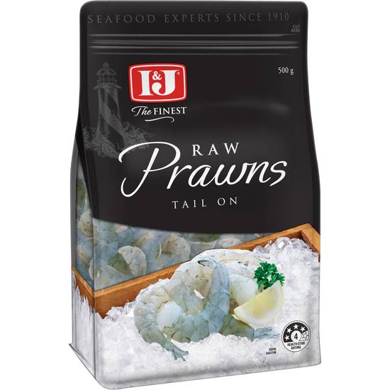 I&J Frozen Raw Prawns Tail on 500g | Delivery Near You | Uber Eats