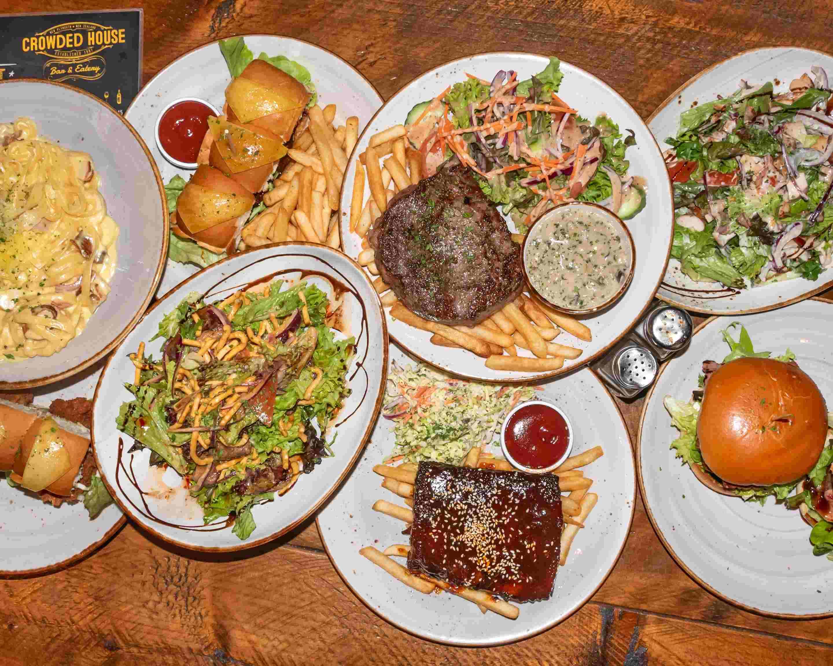 Order Crowded House Bar & Eatery | Menu & Prices | New Plymouth ...