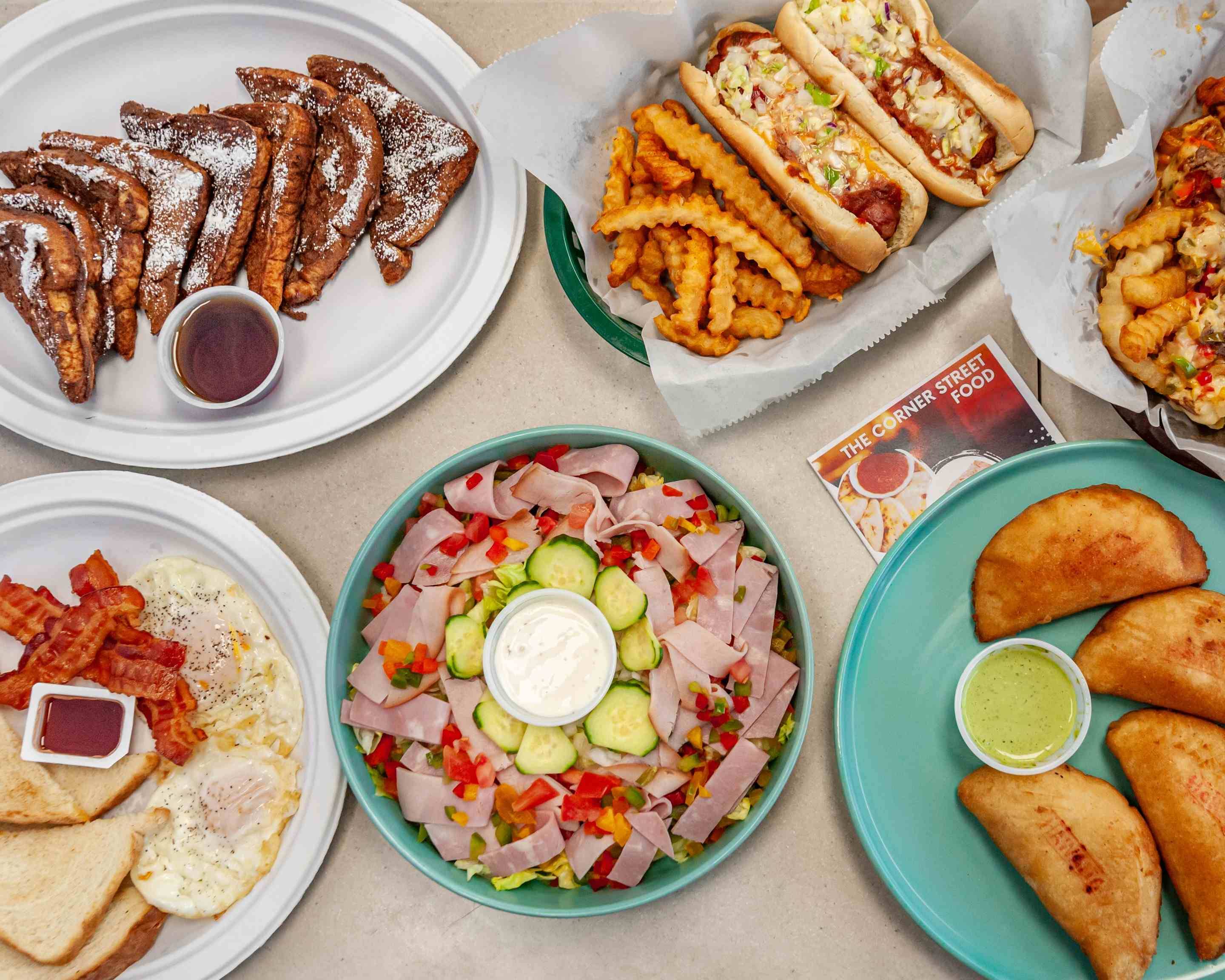 The Corner Street Food Menu Monroe • Order The Corner Street Food ...