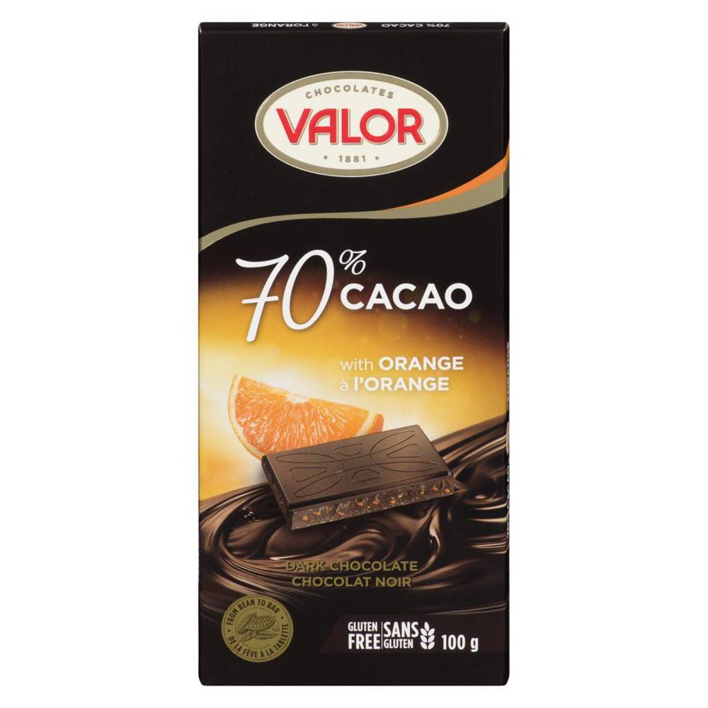 Valor Chocolates Dark Chocolate, Orange Delivery Near Me | Order Online ...