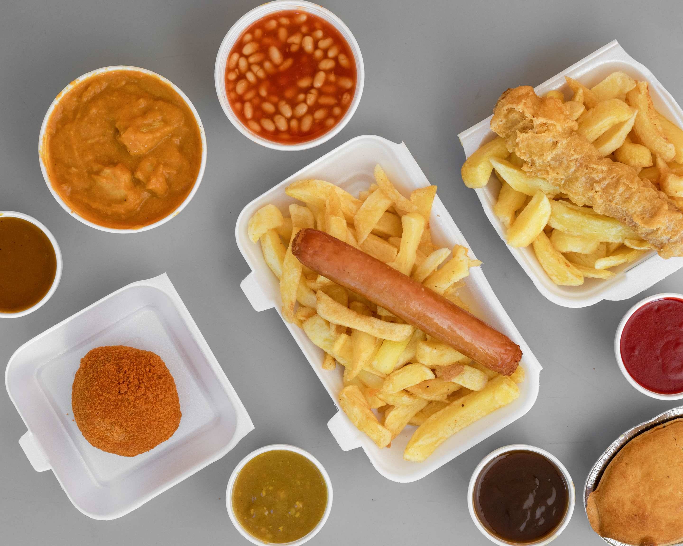 Abbey fish bar Menu - Takeaway in Dyffryn Clydach | Delivery menu ...