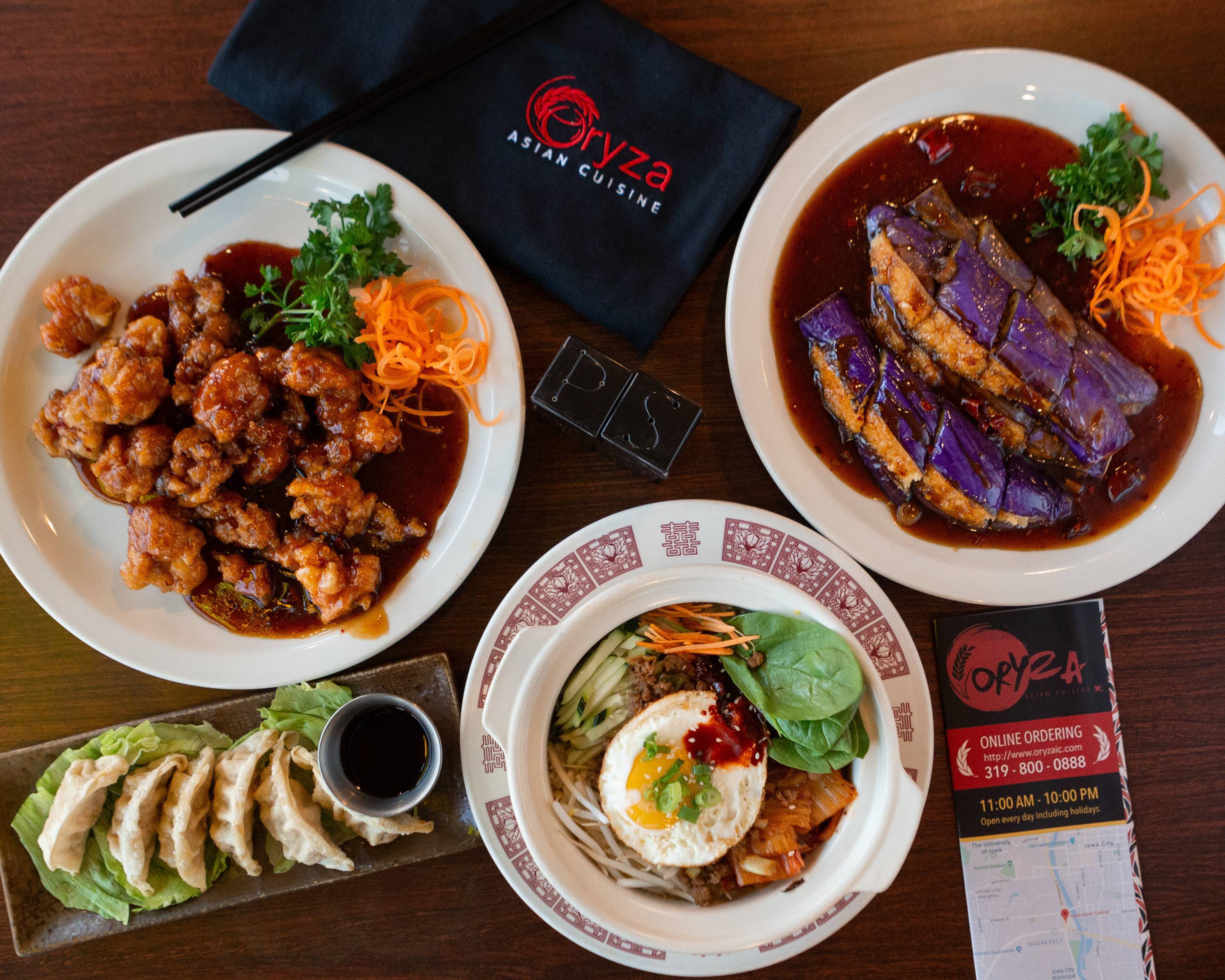 Oryza Asian Cuisine Menu Iowa City • Order Oryza Asian Cuisine Delivery ...