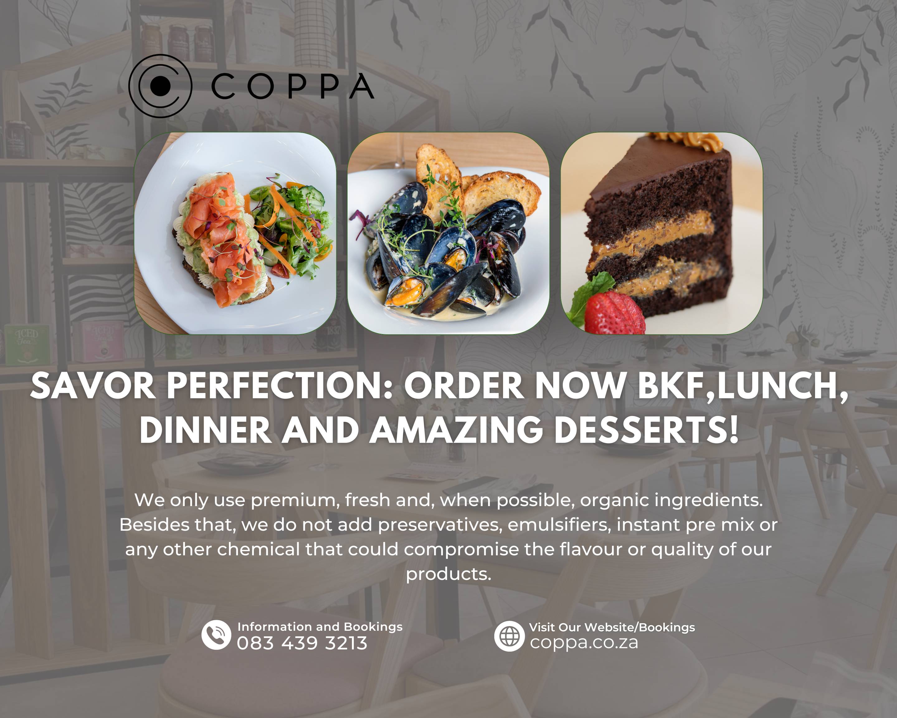 Order Coppa 4th Ave Parkhurst Menu Delivery Online | Johannesburg and ...