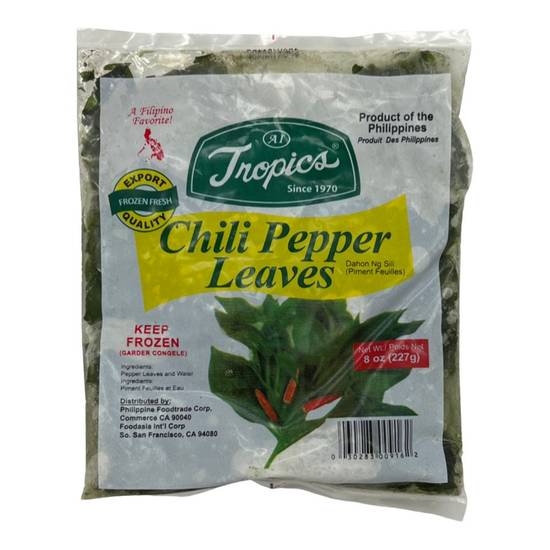 Tropics Frozen Chili Pepper Leaves (8 oz) | Delivery Near You | Uber Eats