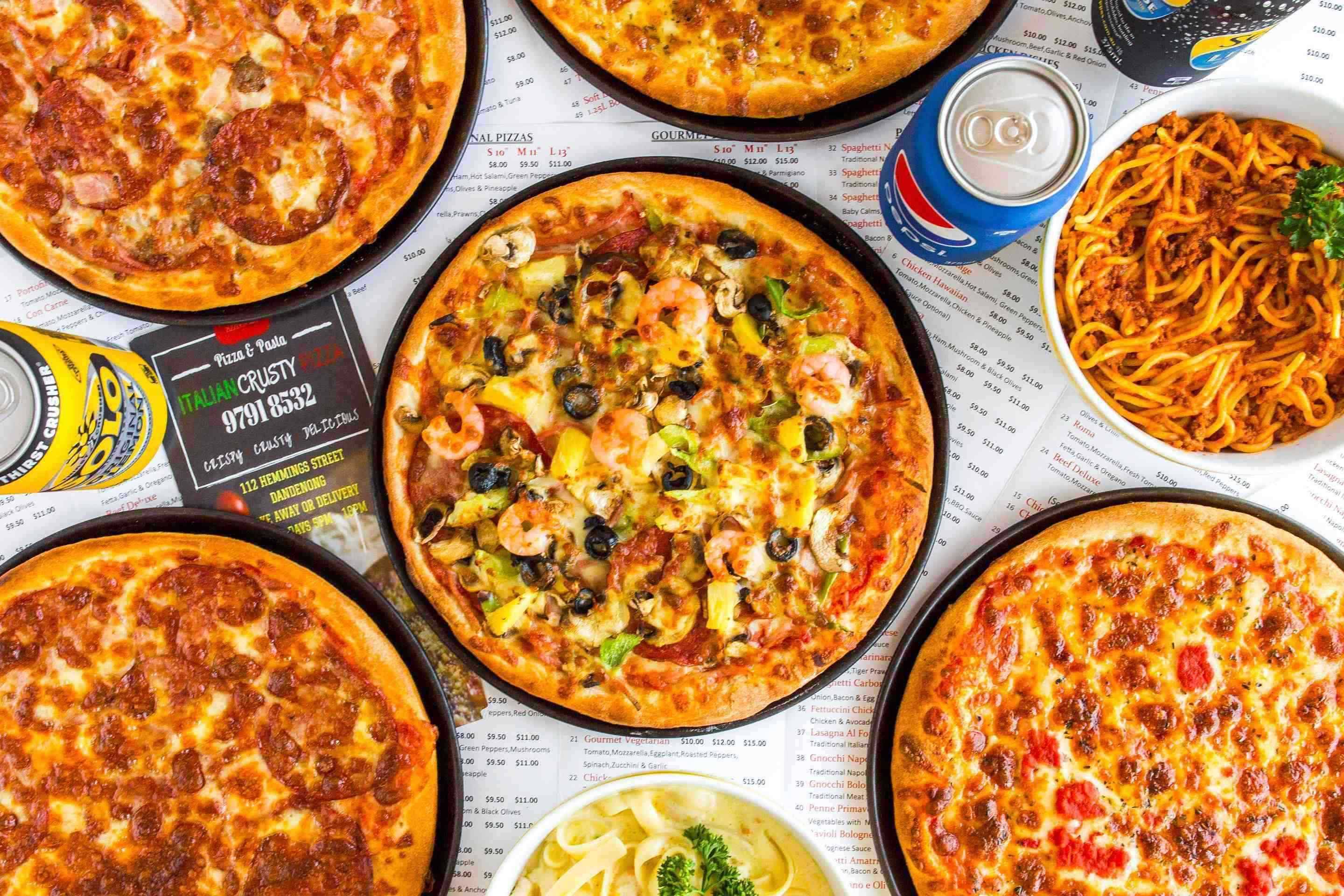 Order Crusty Pizza and Burger - Menu Deals & Prices - Melbourne ...