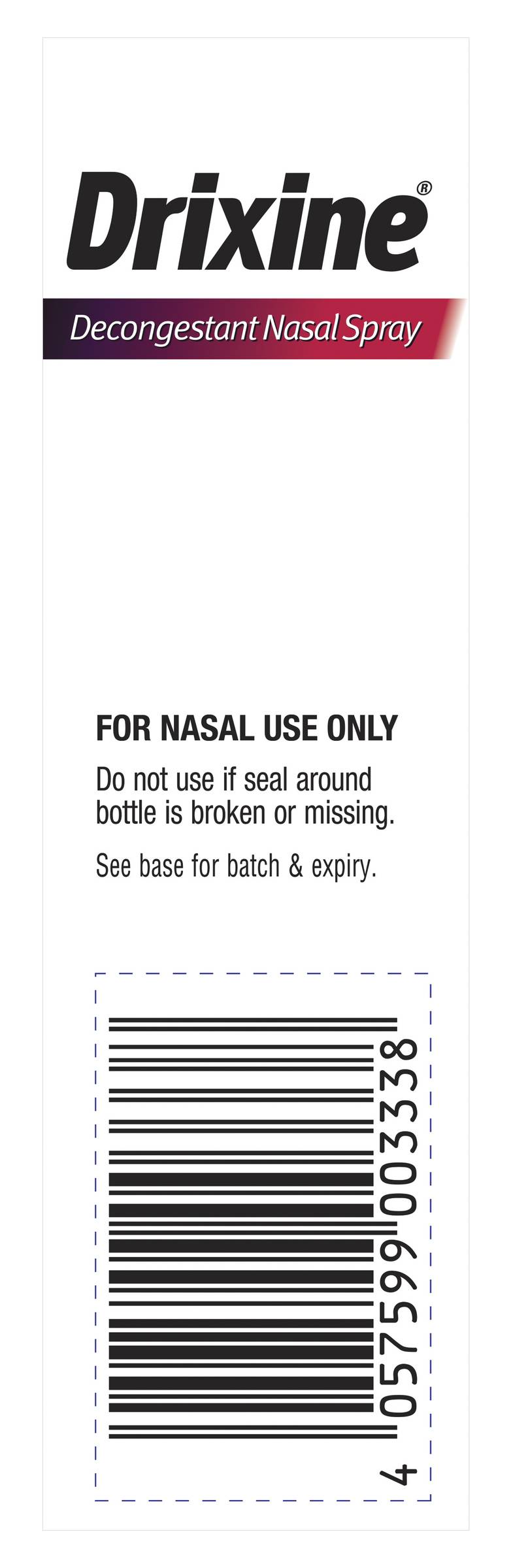 Deals on Drixine 12 Hour Relief Decongestant Nasal Spray - Delivery ...