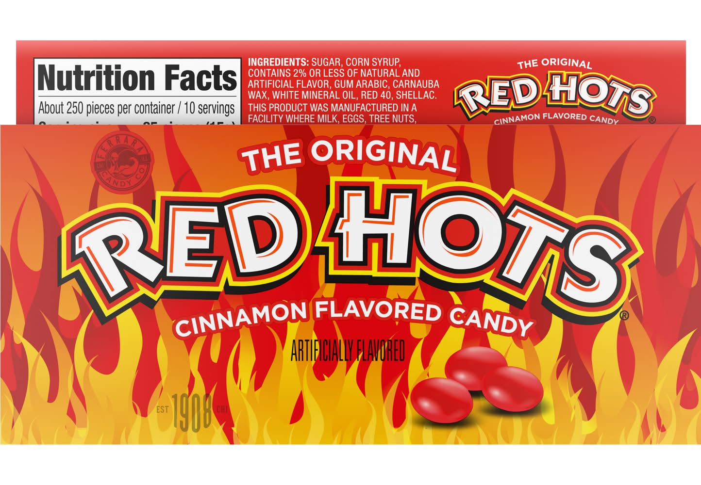 Red Hots Original Cinnamon Flavored Candy (5.5 oz) | Postmates