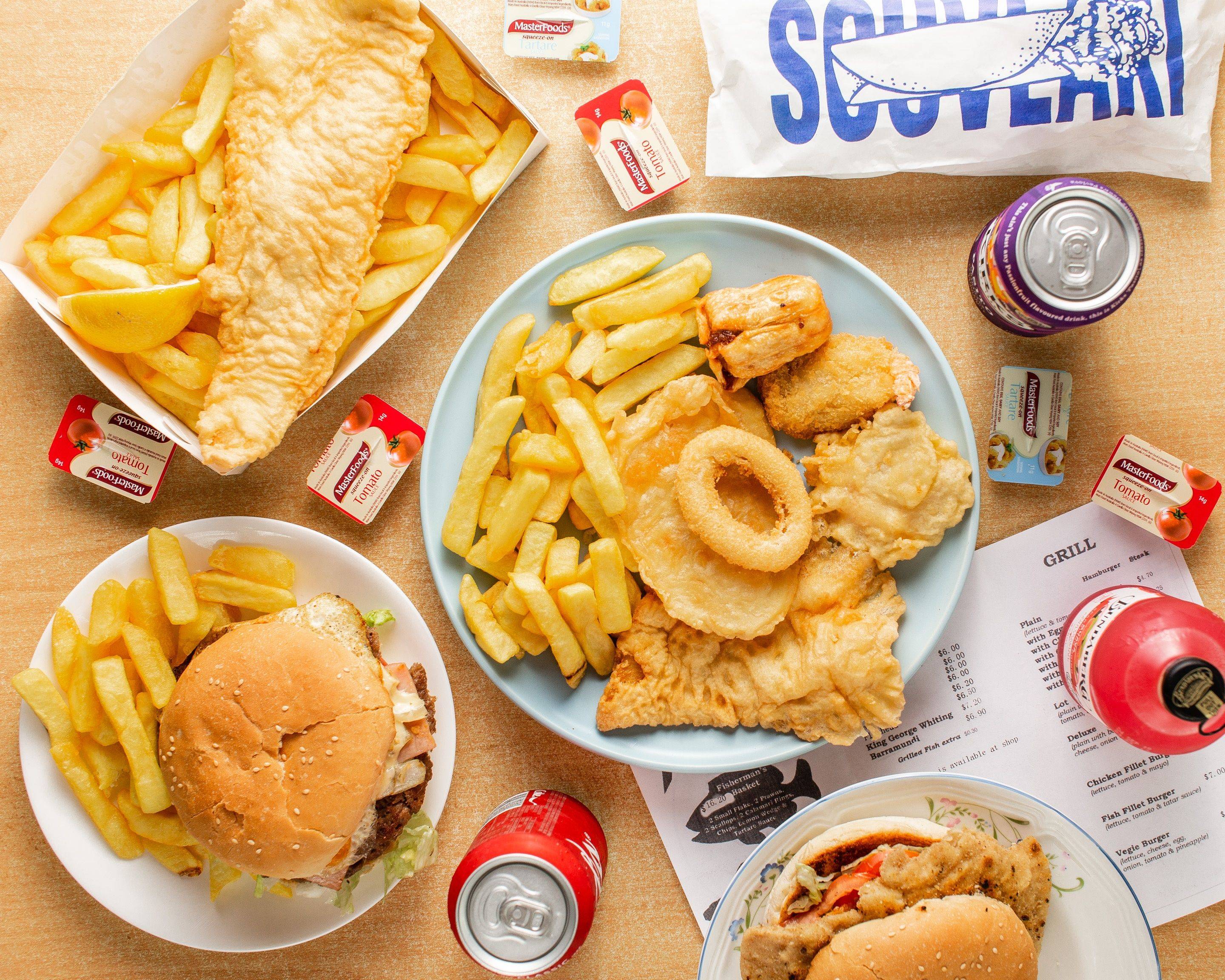 Order Pisces Fish Chips Shop | Menu & Prices | Melbourne Delivery ...