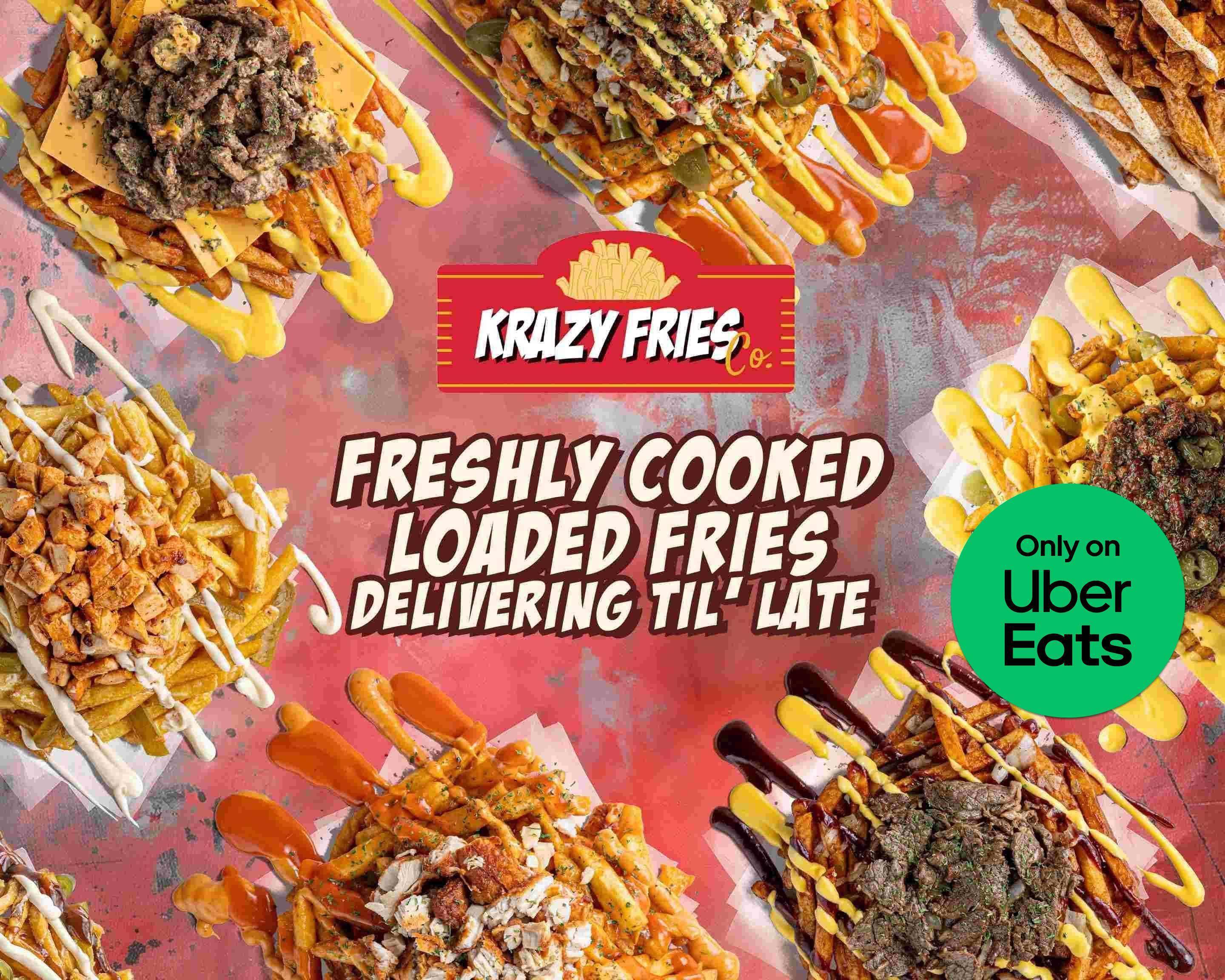 Krazy Fries (Southend) Menu - Takeaway in Cambridge and East Anglia ...