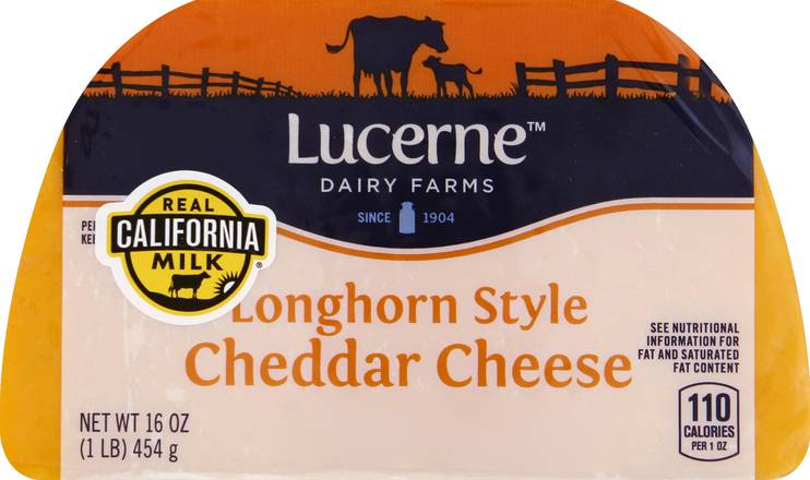 Lucerne Longhorn Cheddar Cheese | Delivery Near You | Uber Eats