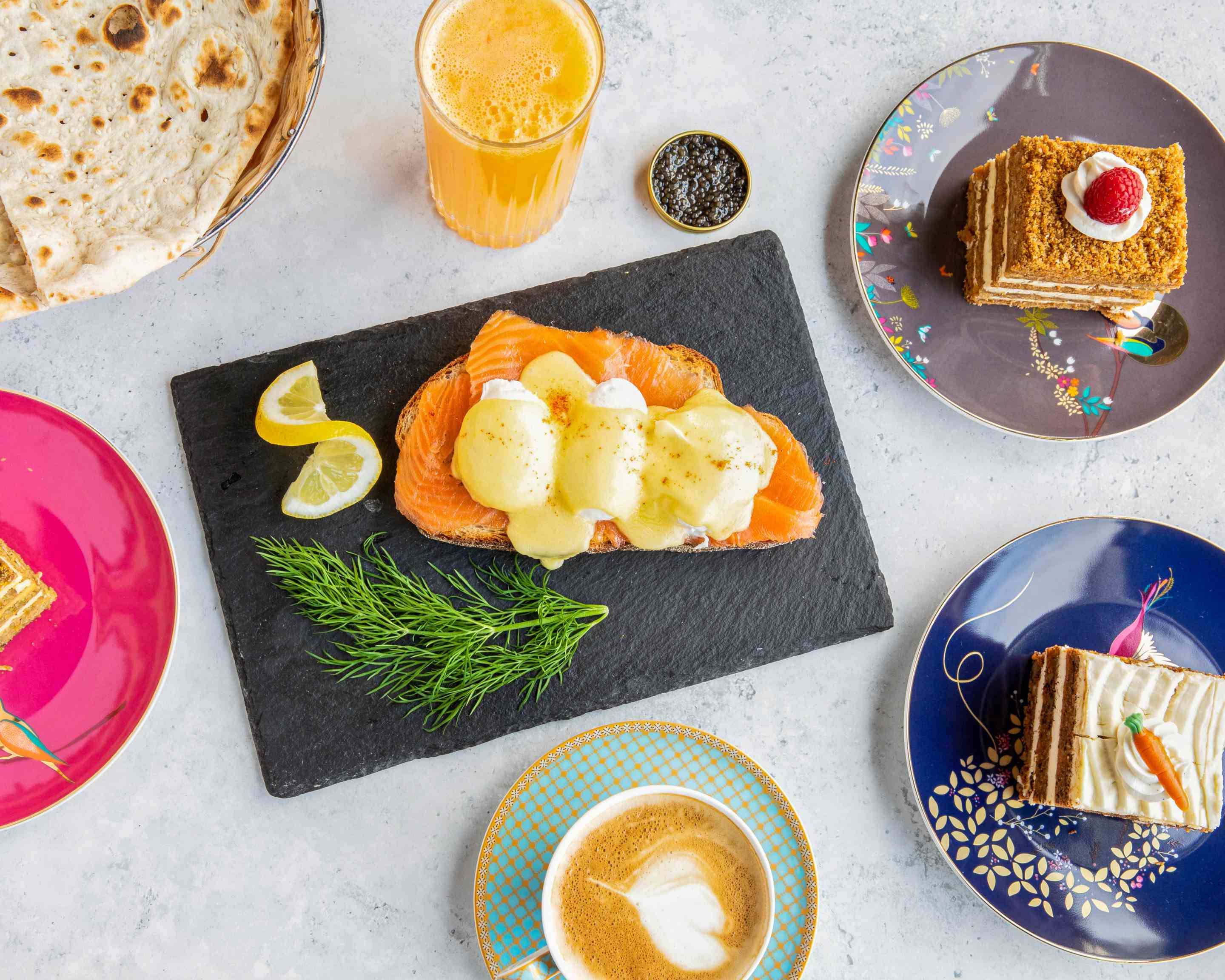 Kish Lounge Breakfast and Desserts Menu & Prices - London Delivery ...